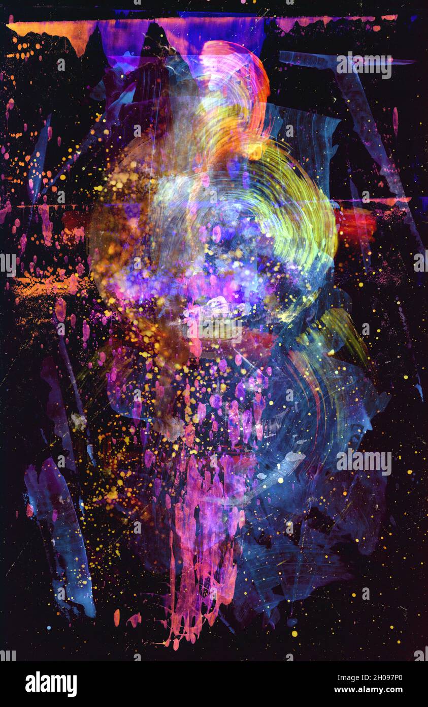 STP Screen Transfer Process - 0138 - In Solution 4 Stock Photo - Alamy