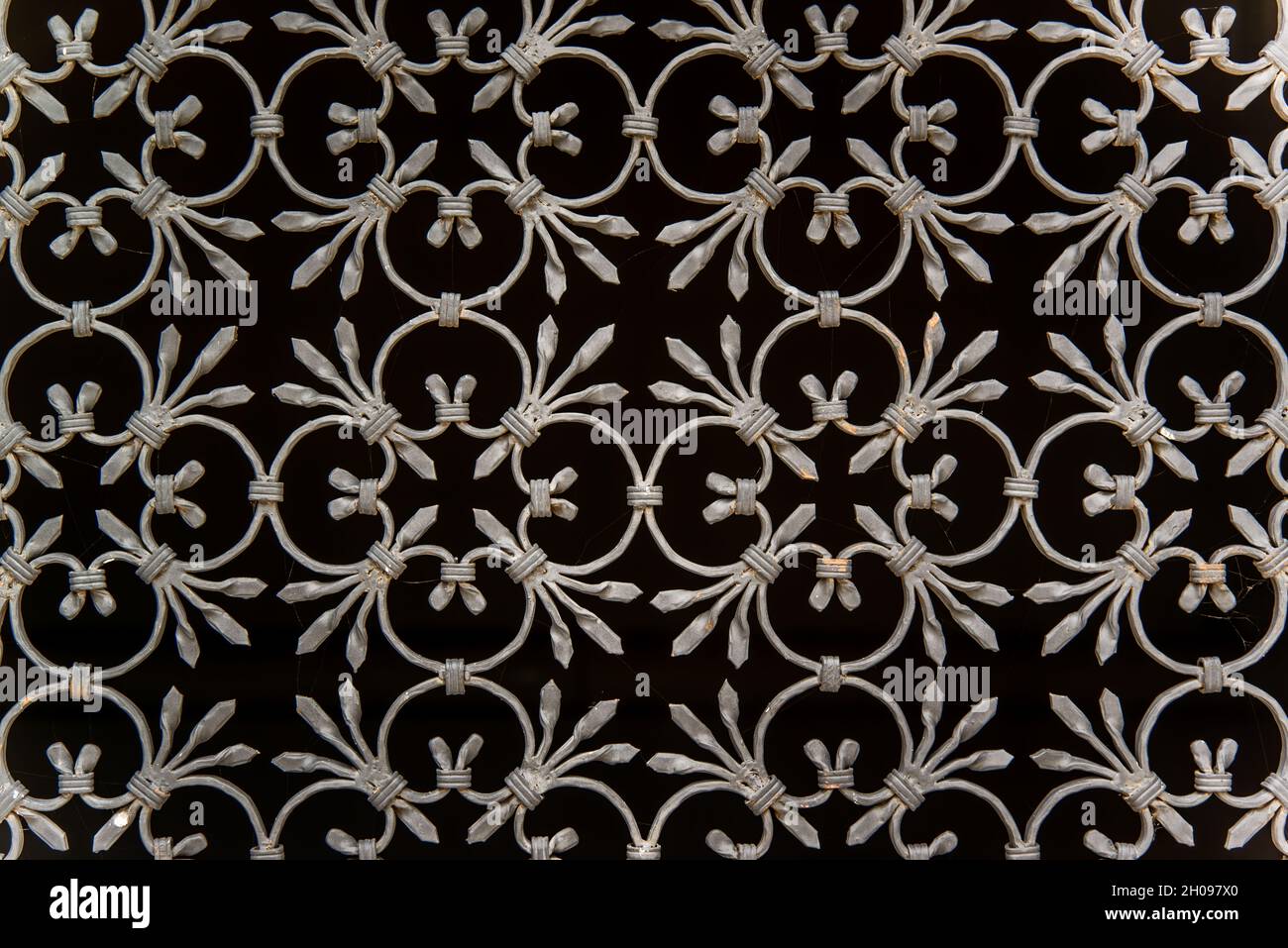 beautiful decorative metal elements forged wrought iron gates. copy ...