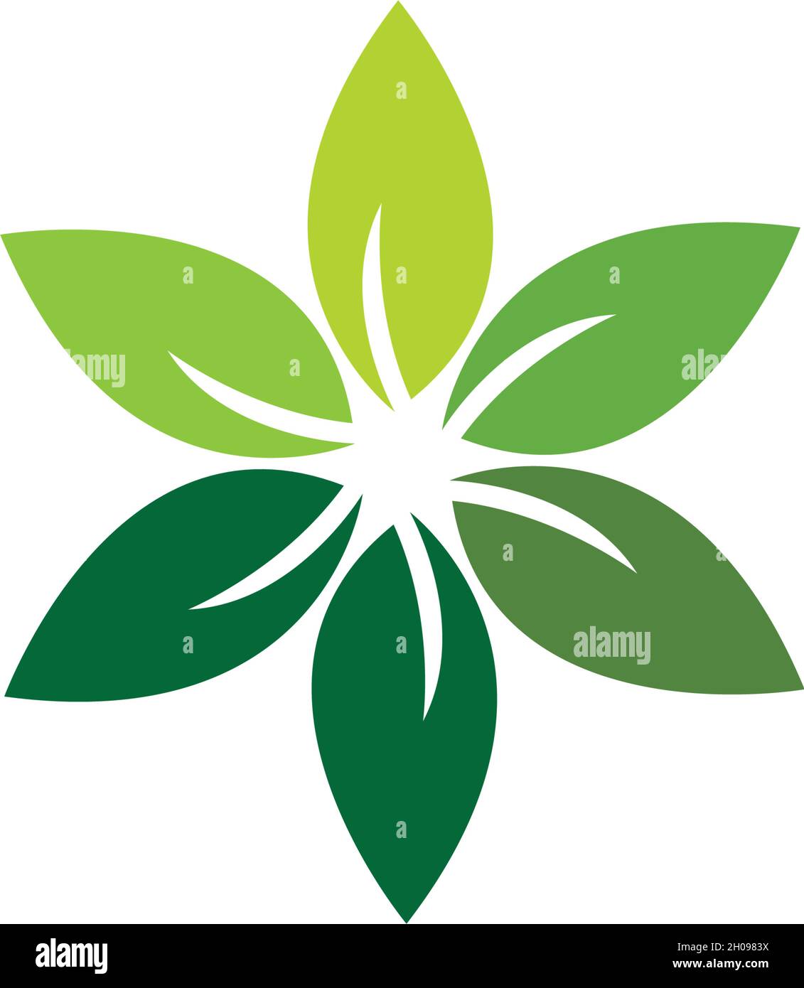 Green leaf logo ecology nature element vector Stock Vector Image & Art ...