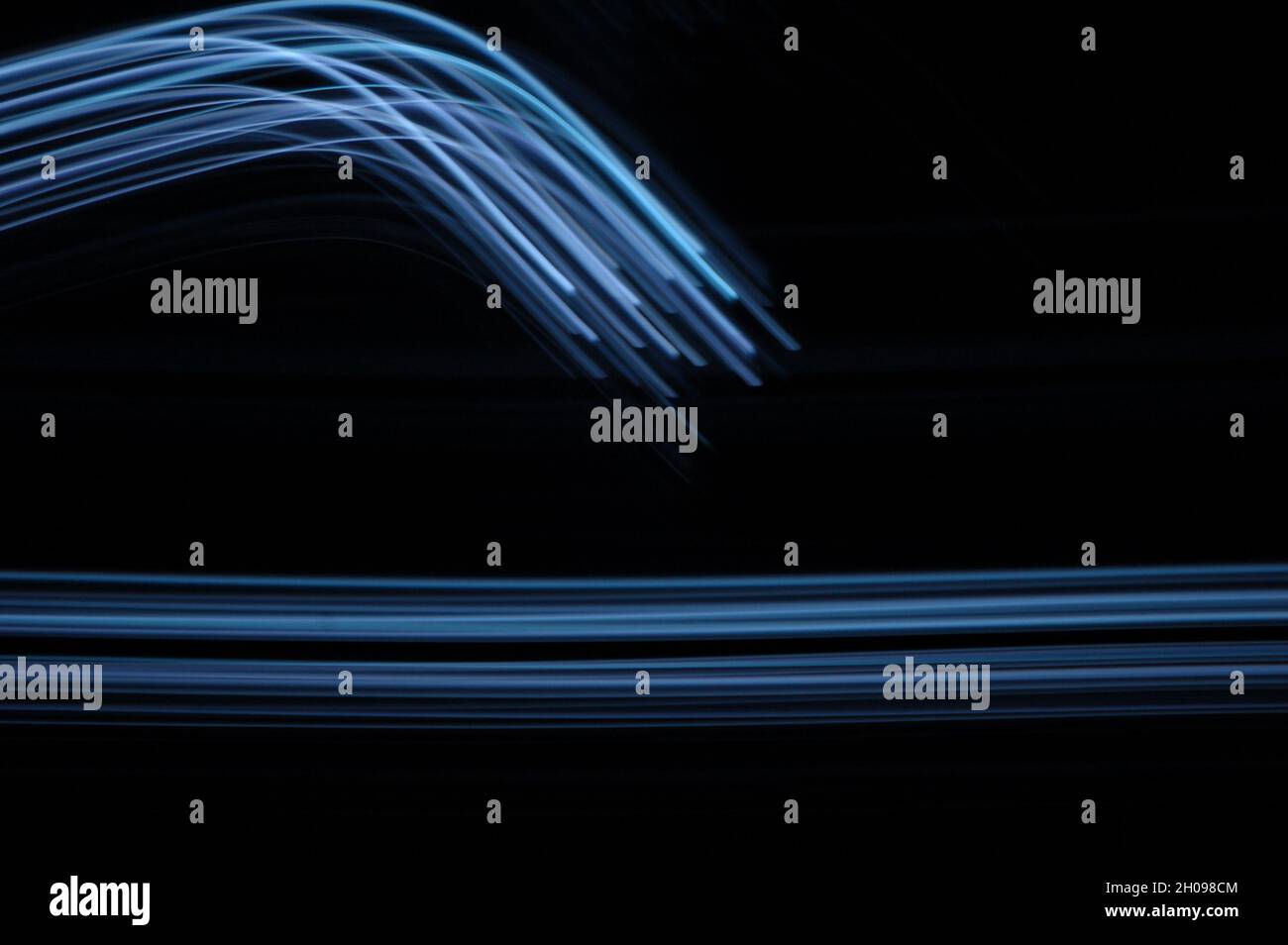 abstract blue light lines Stock Photo - Alamy