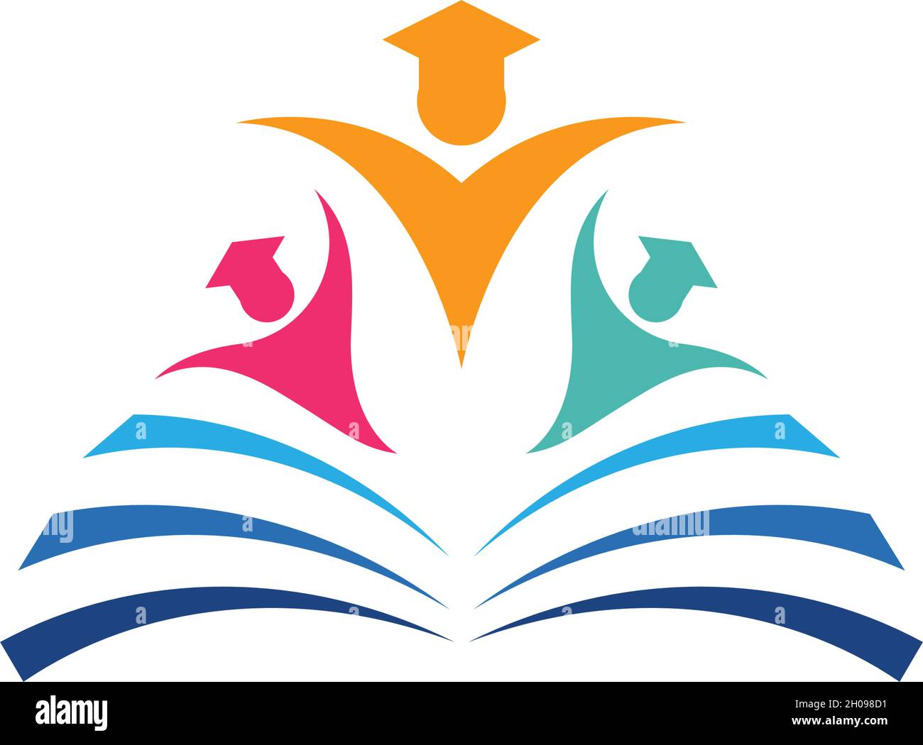 Education Book Logo Template vector illustration design Stock Vector ...