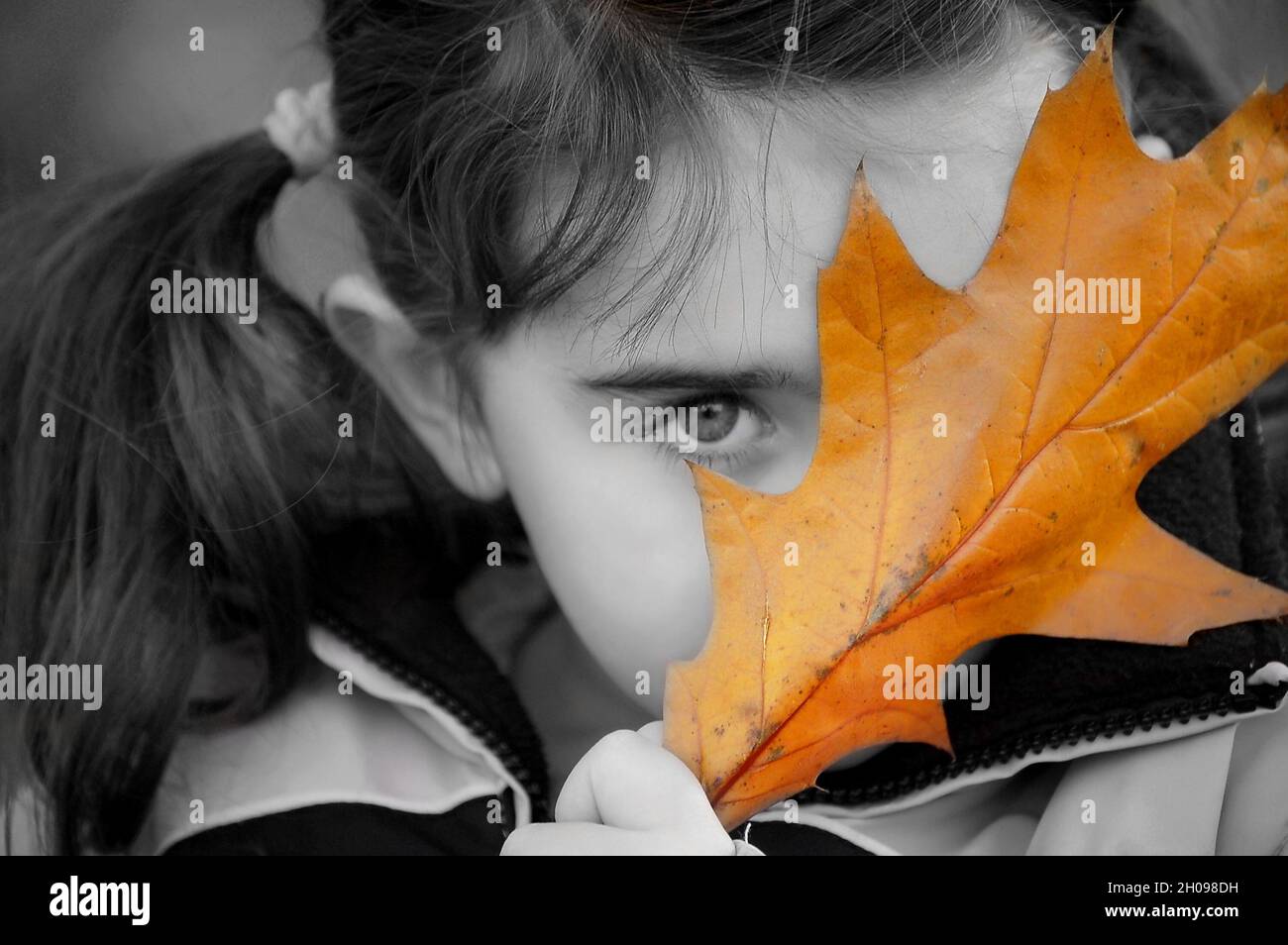 Child peeking hi-res stock photography and images - Alamy