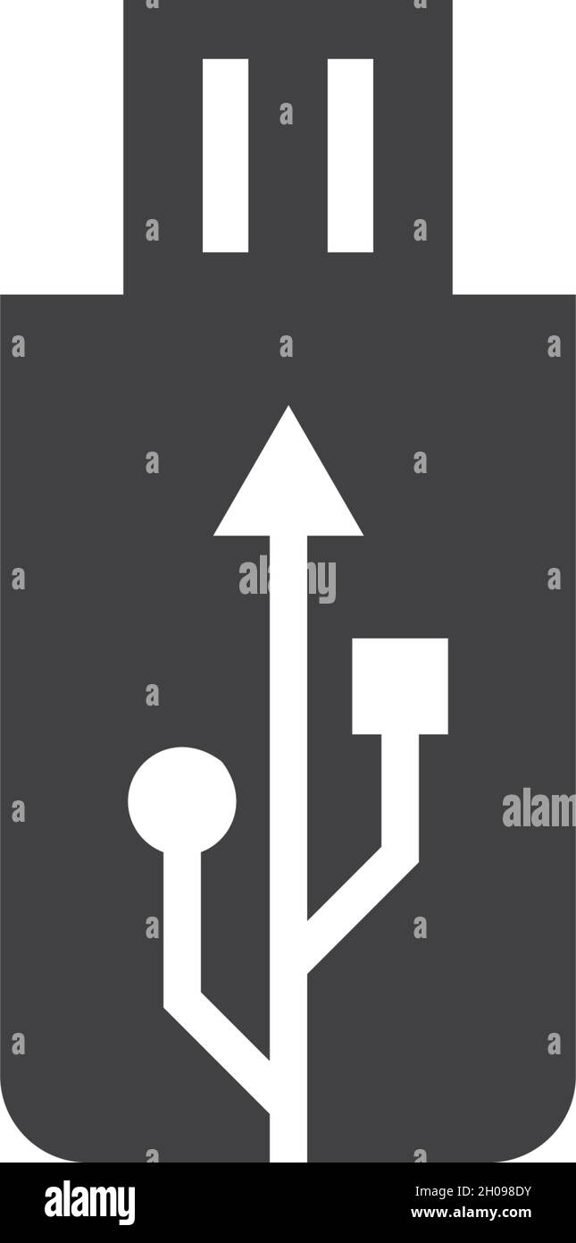 USB data transfer logo vector template Stock Vector Image & Art - Alamy