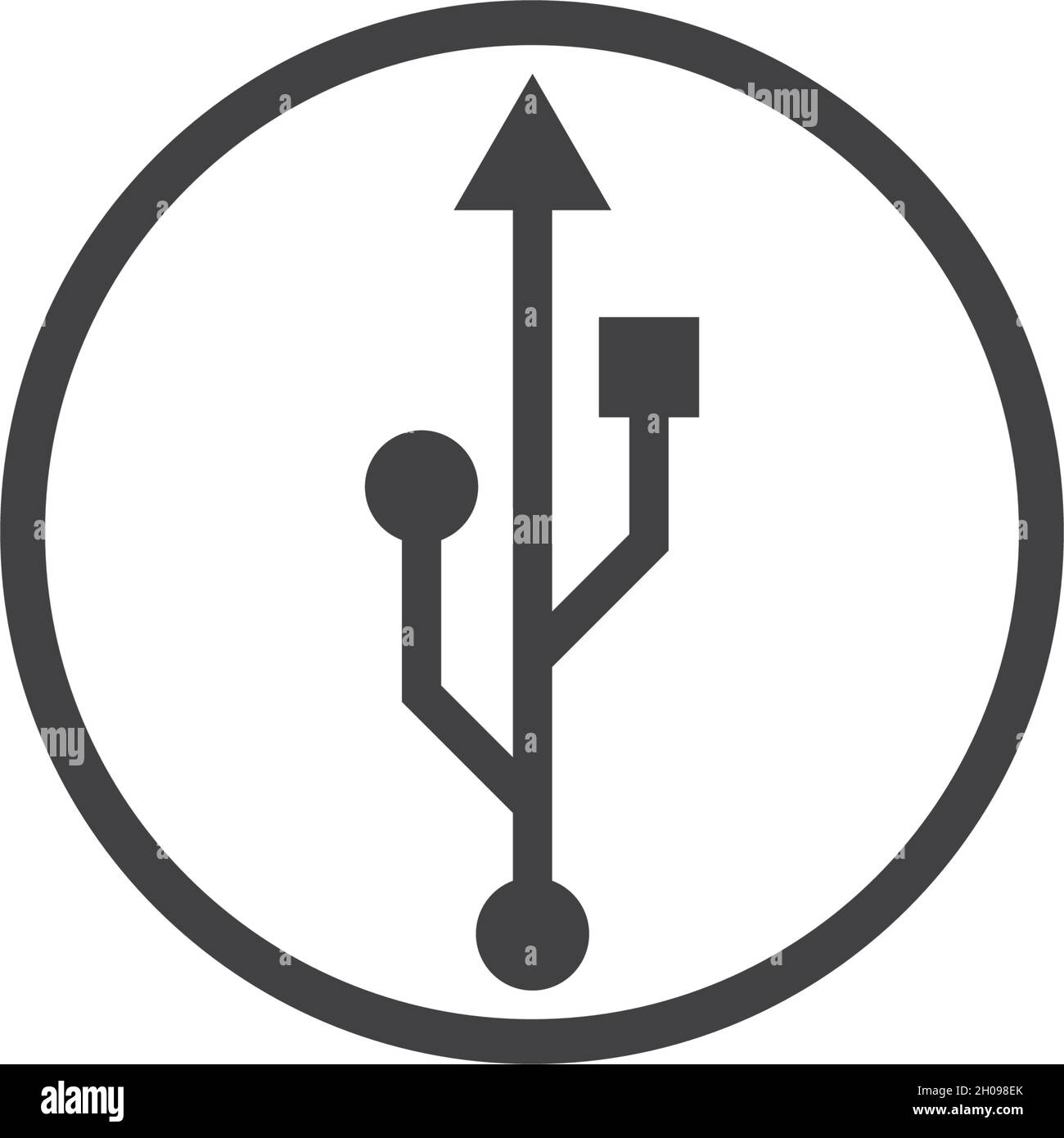 USB data transfer logo vector template Stock Vector Image & Art - Alamy