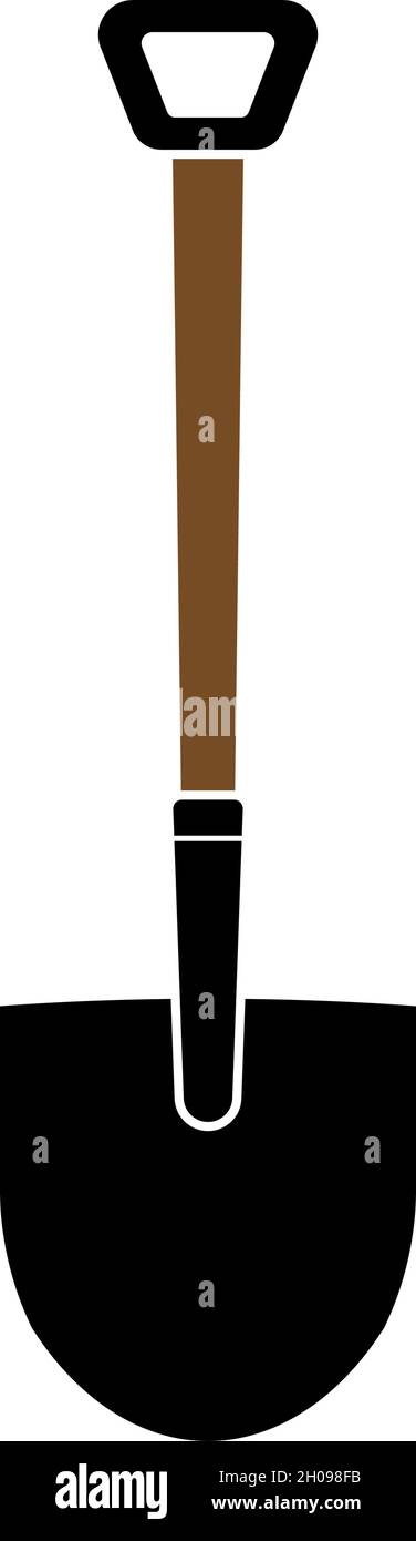 Shovel icon design template illustration isolated vector Stock Vector ...
