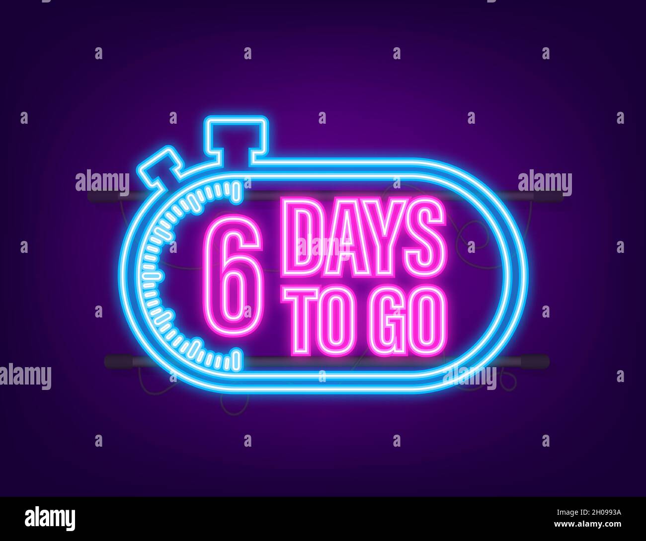 6 Days To Go Countdown