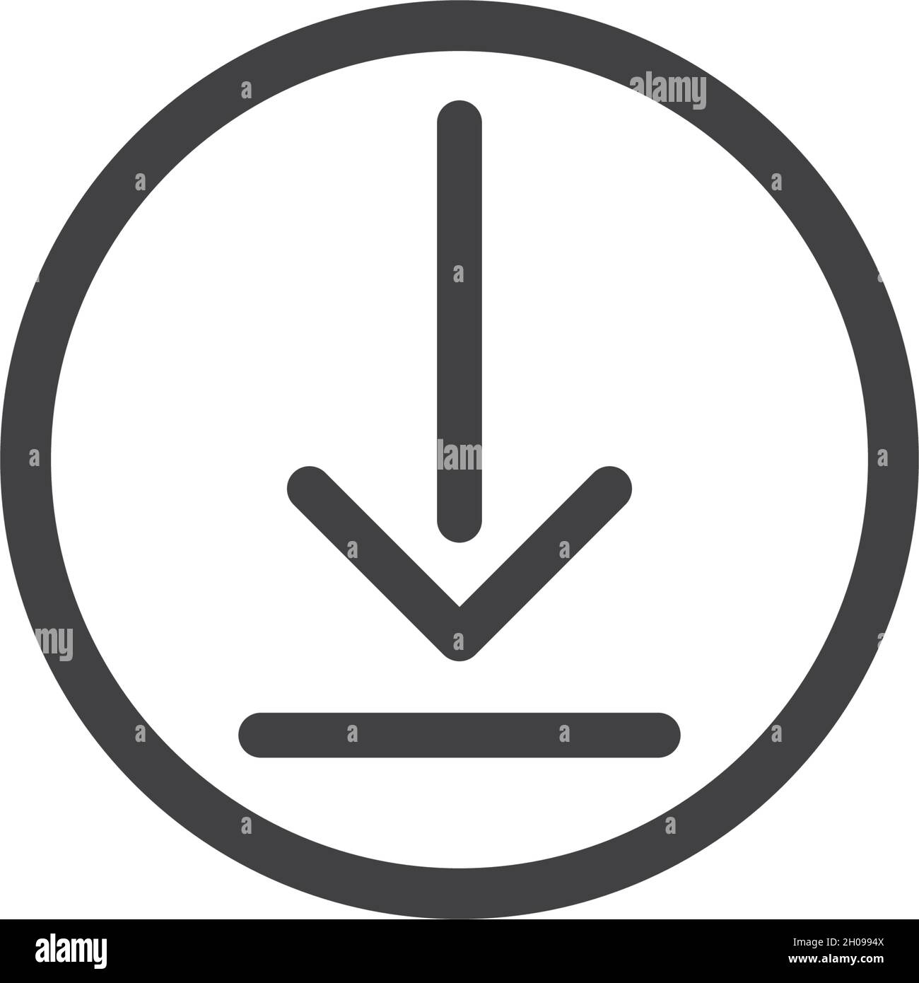 Download icon vector hi-res stock photography and images - Alamy