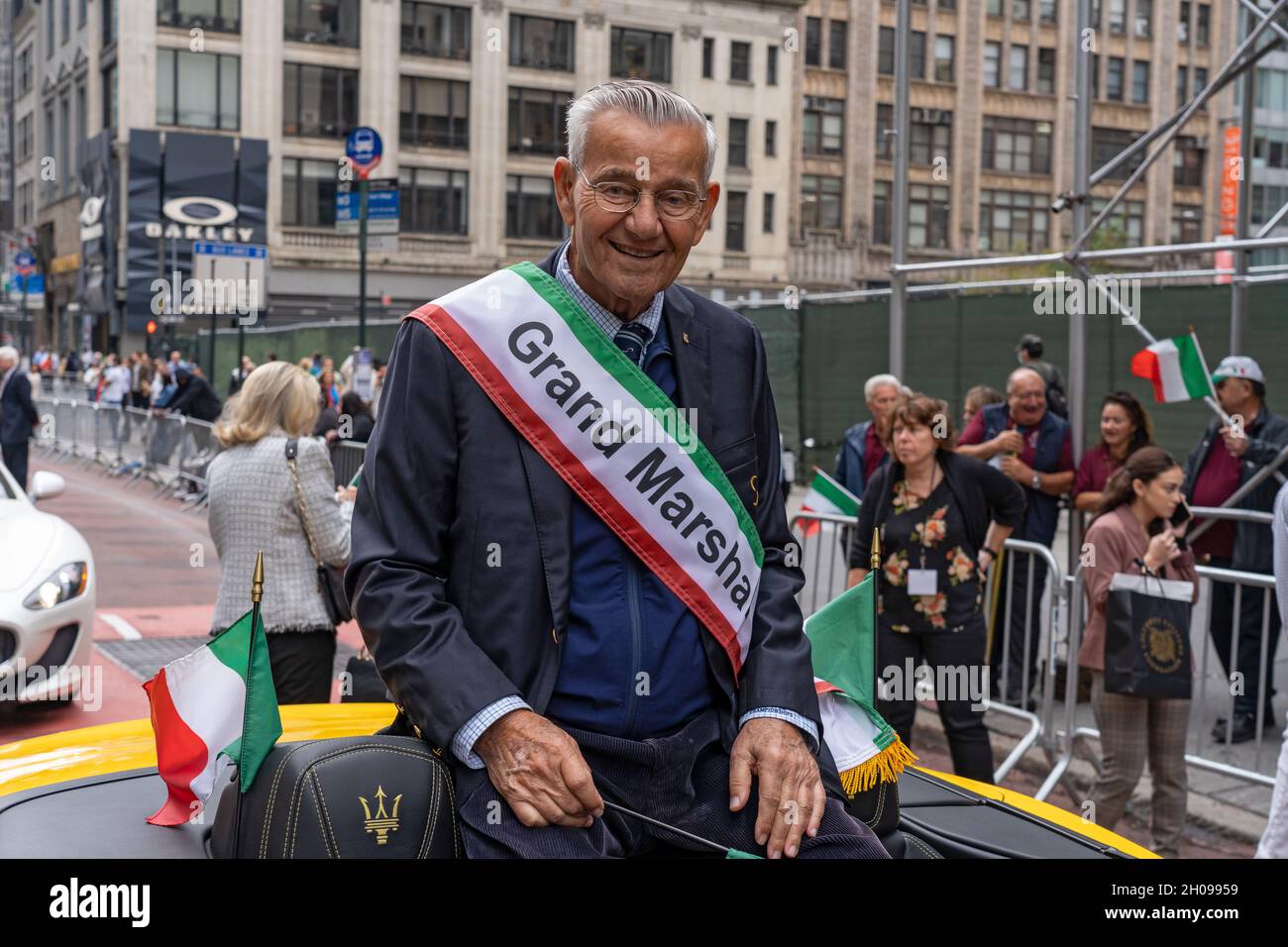 NEW YORK, NY - OCTOBER 11: Grand Marshal Michael Pascucci attends the ...