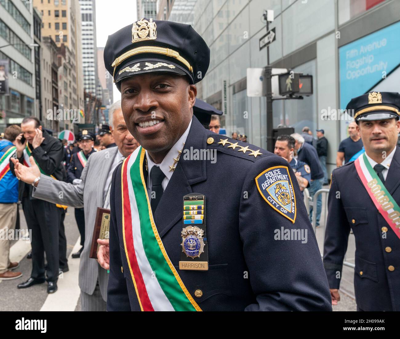 New York, US, October 11, 2021. NYPD Chief of Department Rodney ...