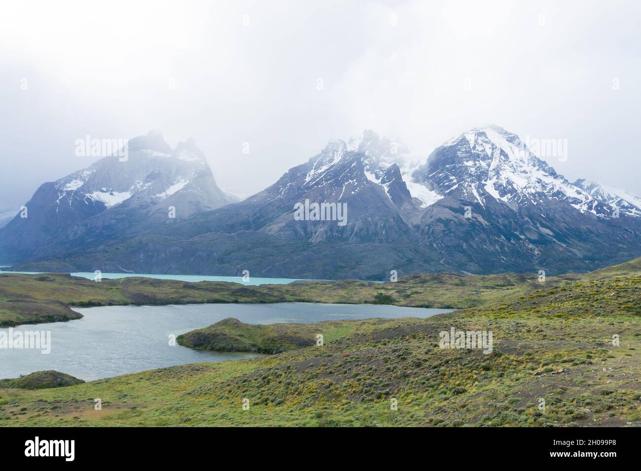 Chilean Patagonia landscape, Torres del Paine National Park, Chile ...