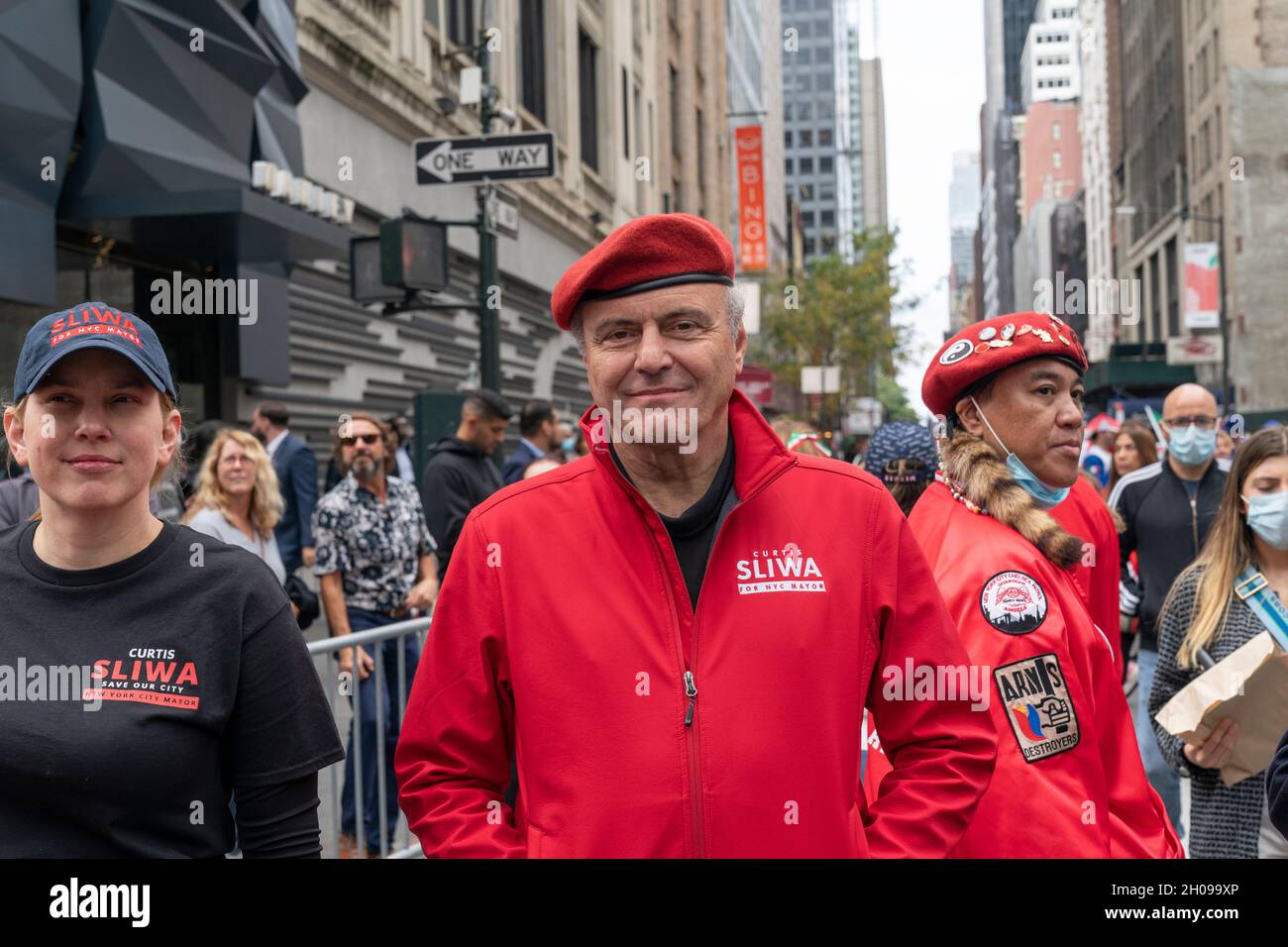 New York, NY - October 11, 2021: Republican Party candidate for mayor ...