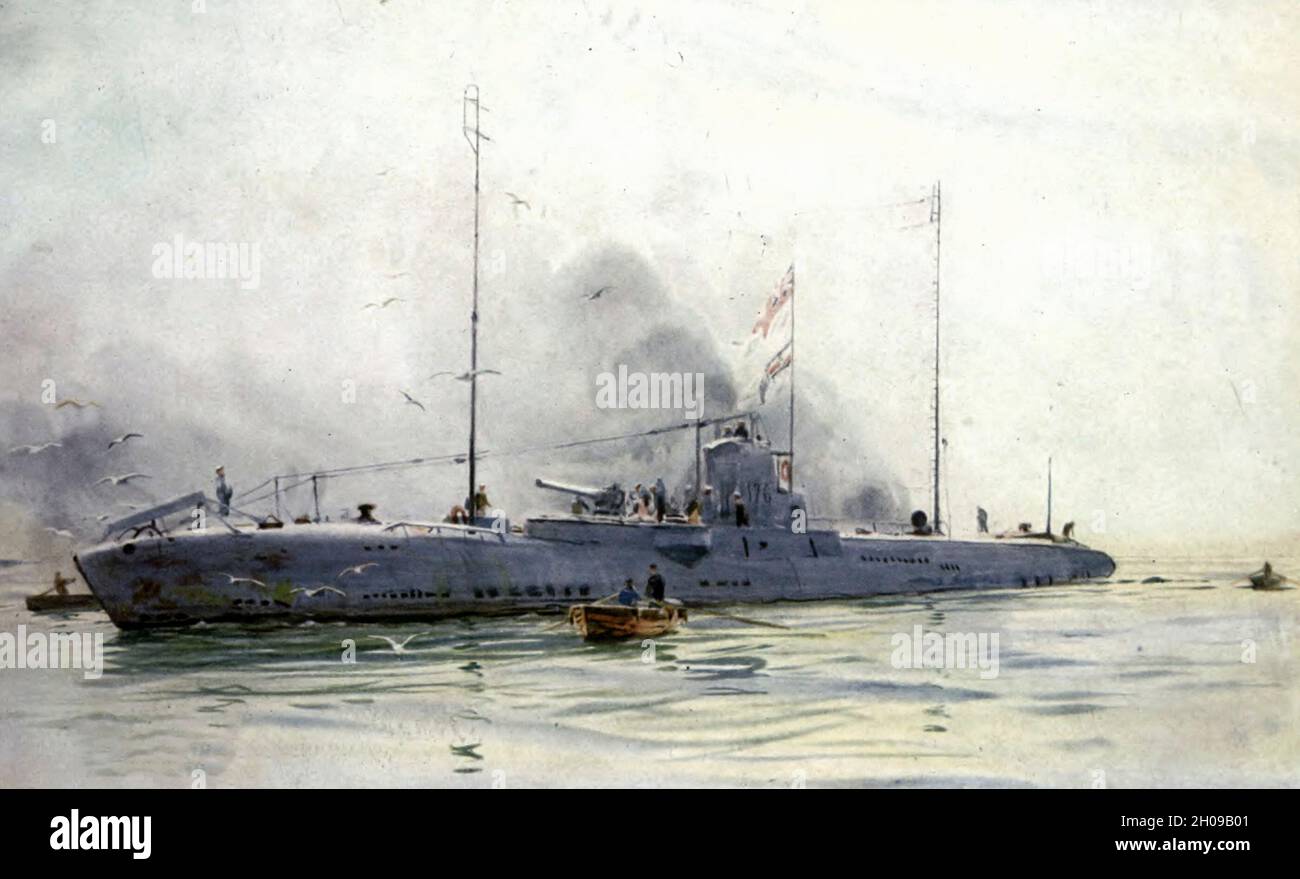 German Mine Layer in World War I Stock Photo - Alamy