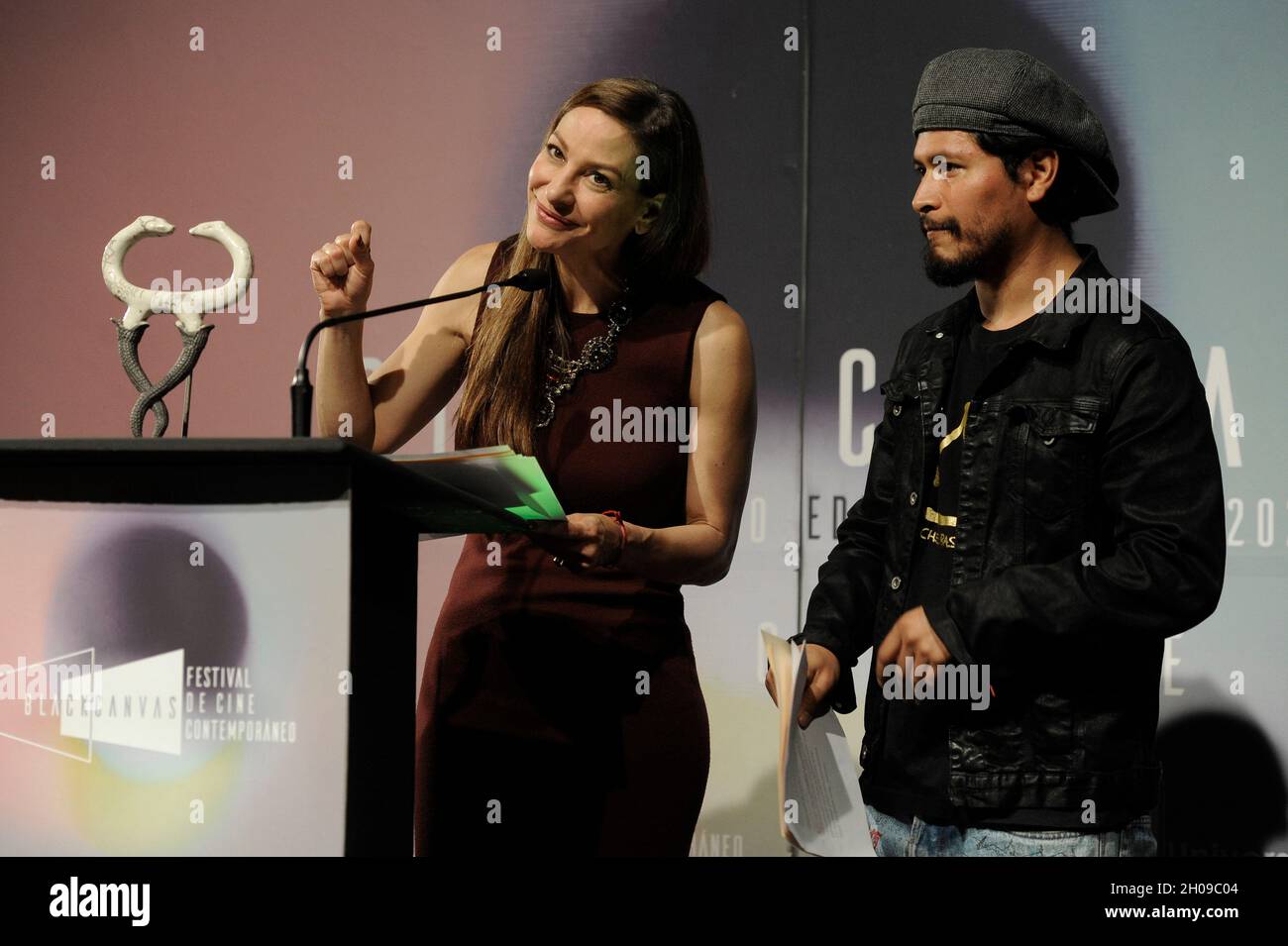 Non Exclusive: Journalist Cynthia Francesconi and actor Harold Torres ...