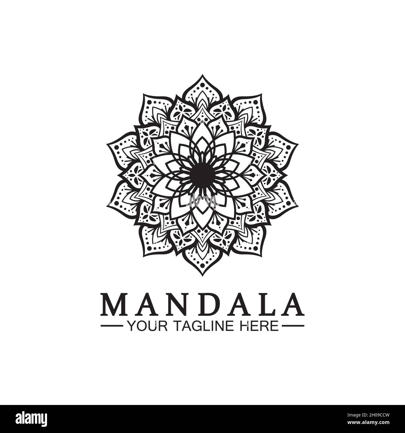 Mandala logo design vector template Stock Vector Image & Art - Alamy