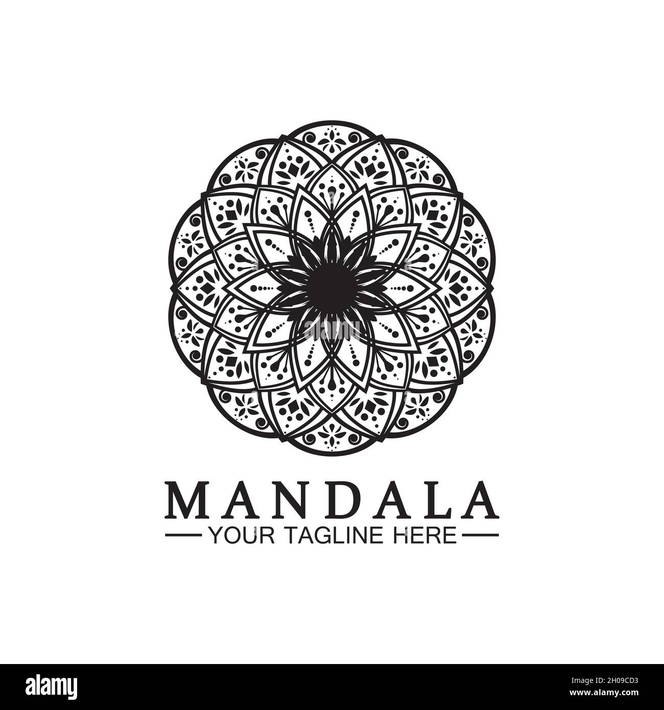Mandala logo design vector template Stock Vector Image & Art - Alamy