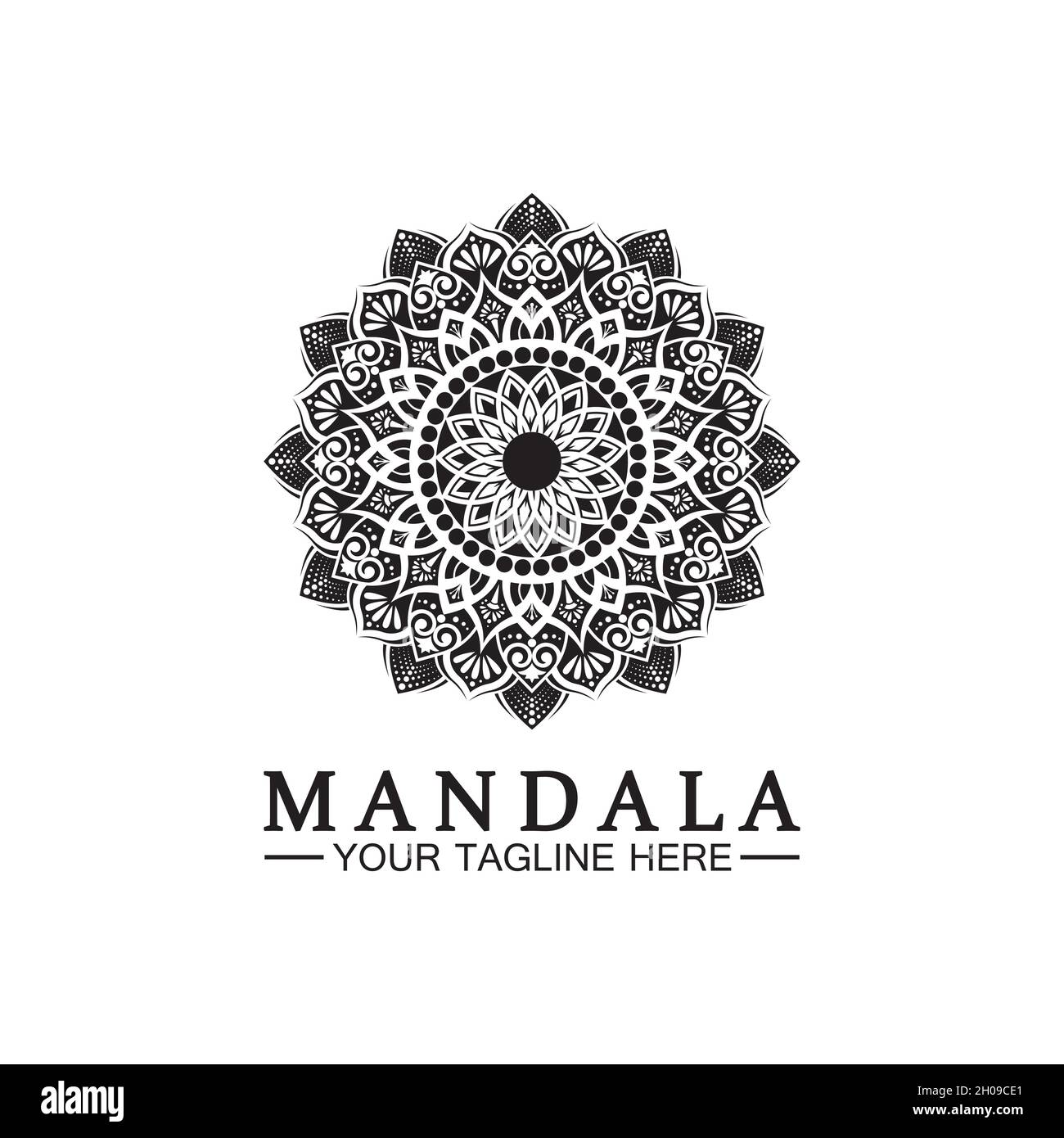 Mandala logo design vector template Stock Vector Image & Art - Alamy