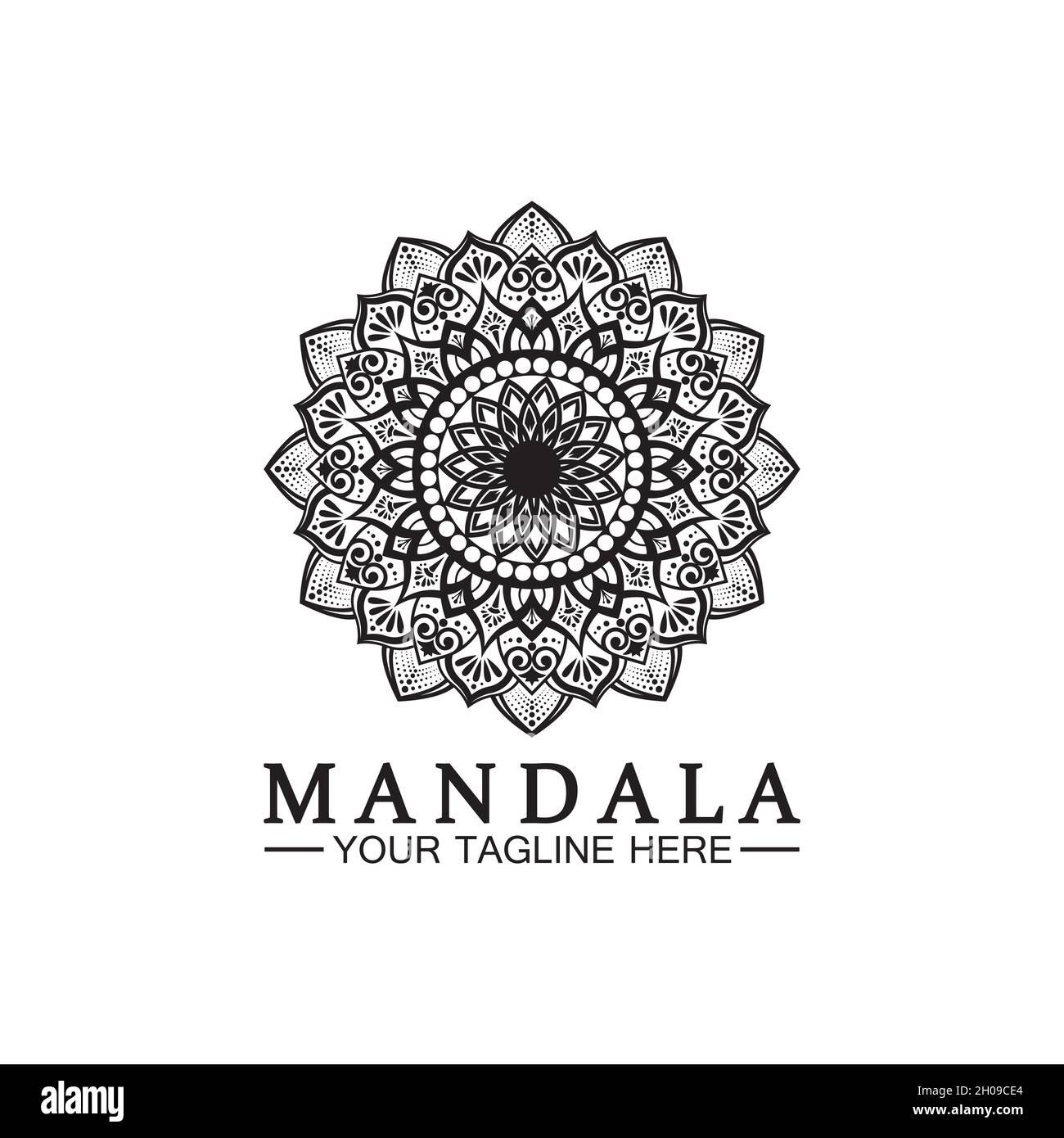 Mandala logo design vector template Stock Vector Image & Art - Alamy