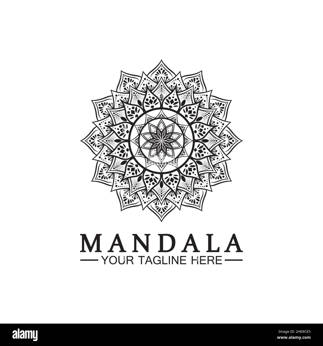 Mandala logo design vector template Stock Vector Image & Art - Alamy