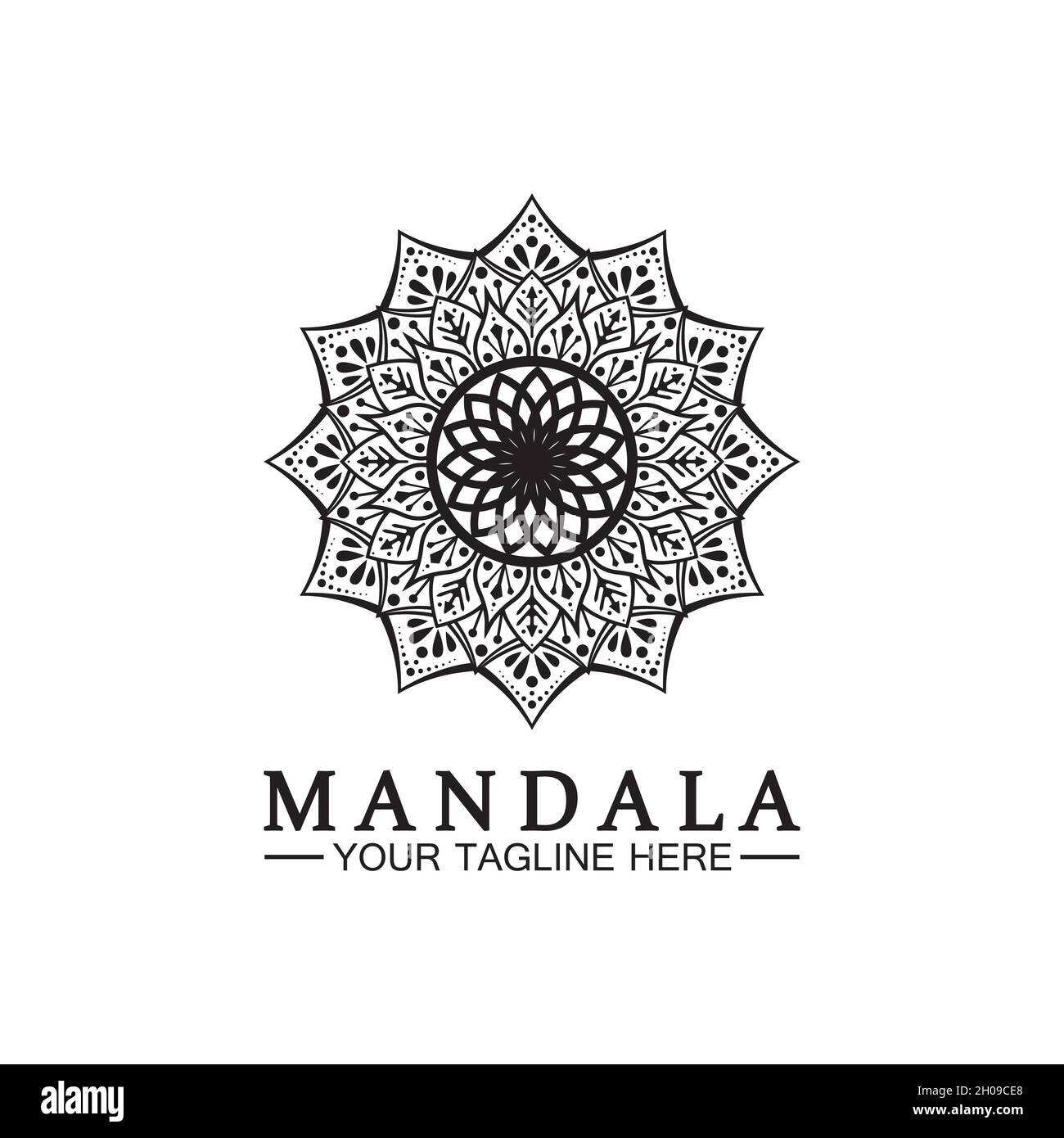 Mandala logo design vector template Stock Vector Image & Art - Alamy