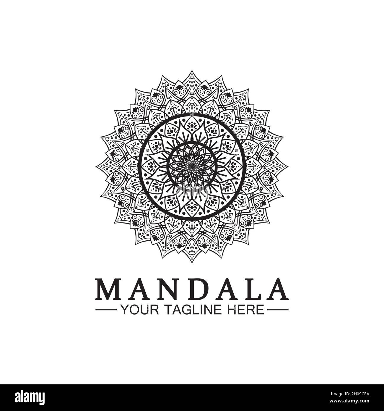 Mandala logo design vector template Stock Vector Image & Art - Alamy