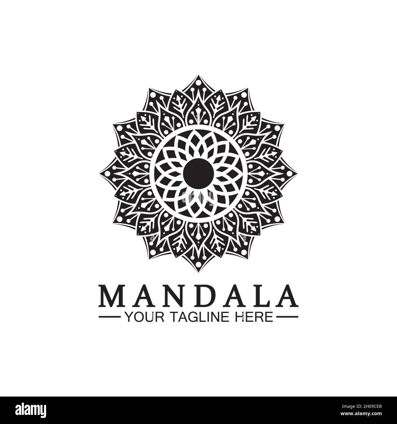 Mandala logo design vector template Stock Vector Image & Art - Alamy