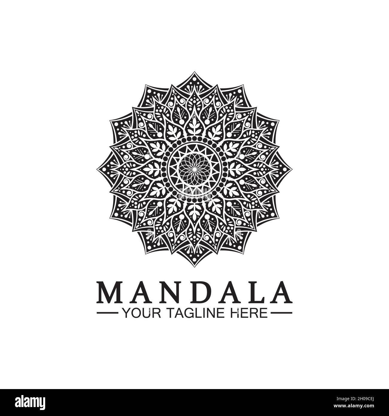 Mandala logo design vector template Stock Vector Image & Art - Alamy