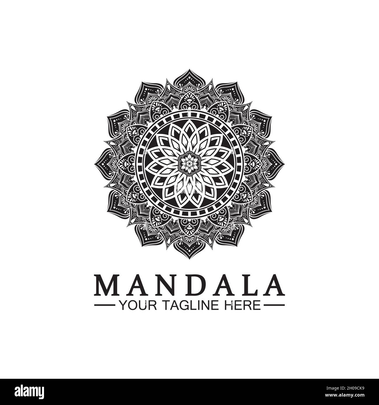 Mandala logo design vector template Stock Vector Image & Art - Alamy