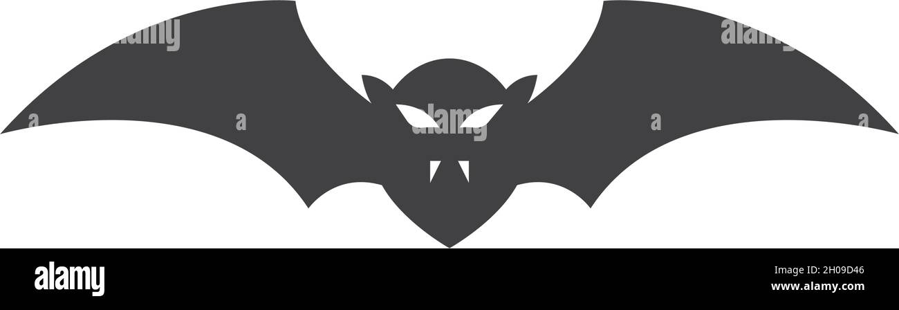 Bat ilustration logo vector template Stock Vector Image & Art - Alamy