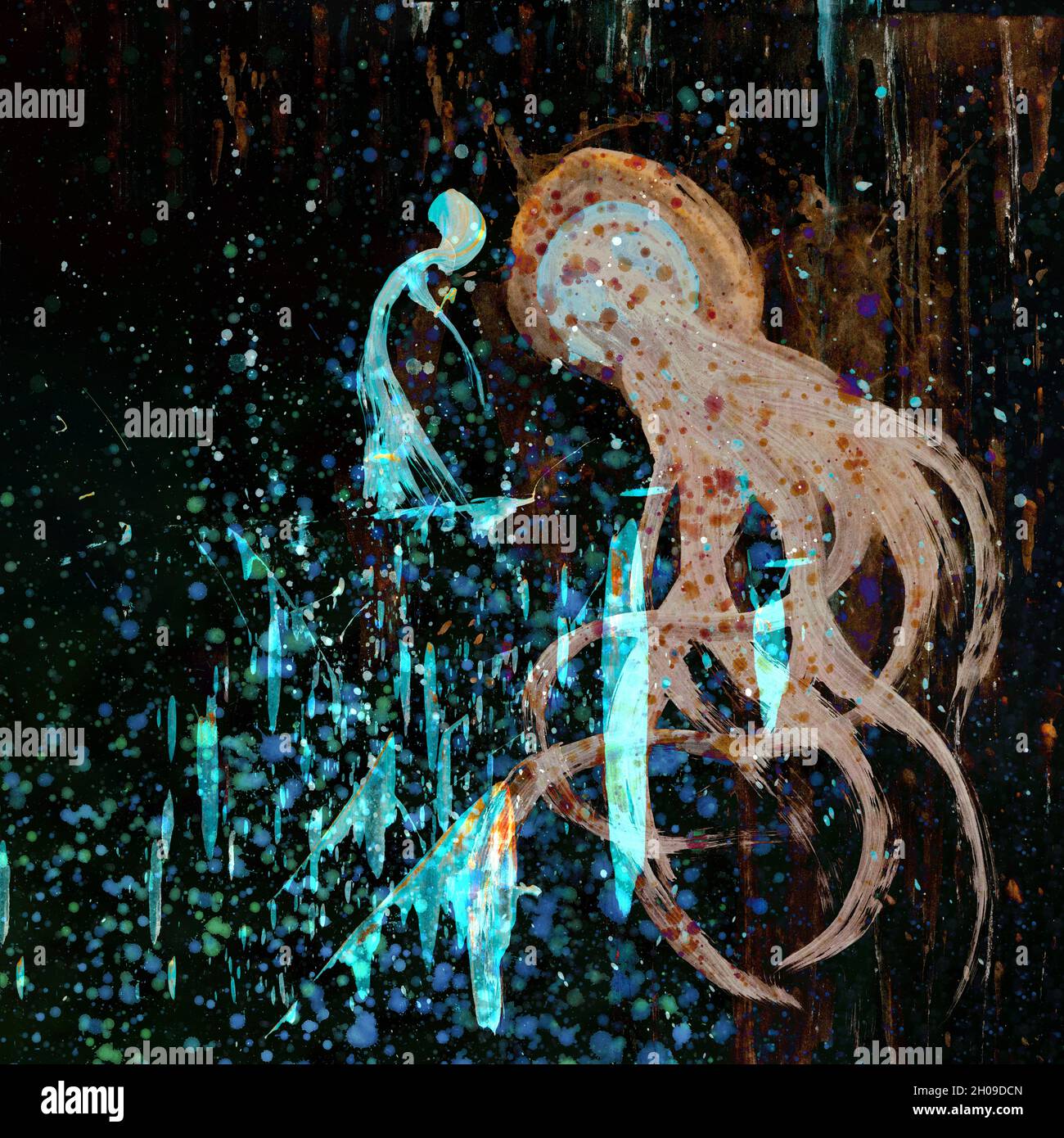 STP Screen Transfer Process - 0183 - Thin Ice 5 Stock Photo - Alamy