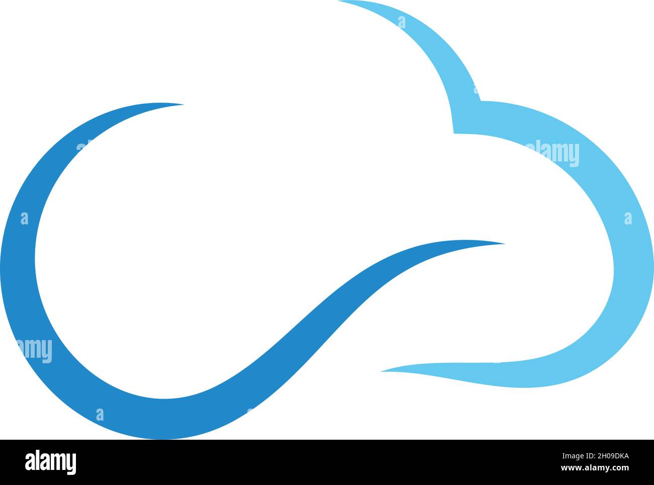 cloud logo vector icon template Stock Vector Image & Art - Alamy