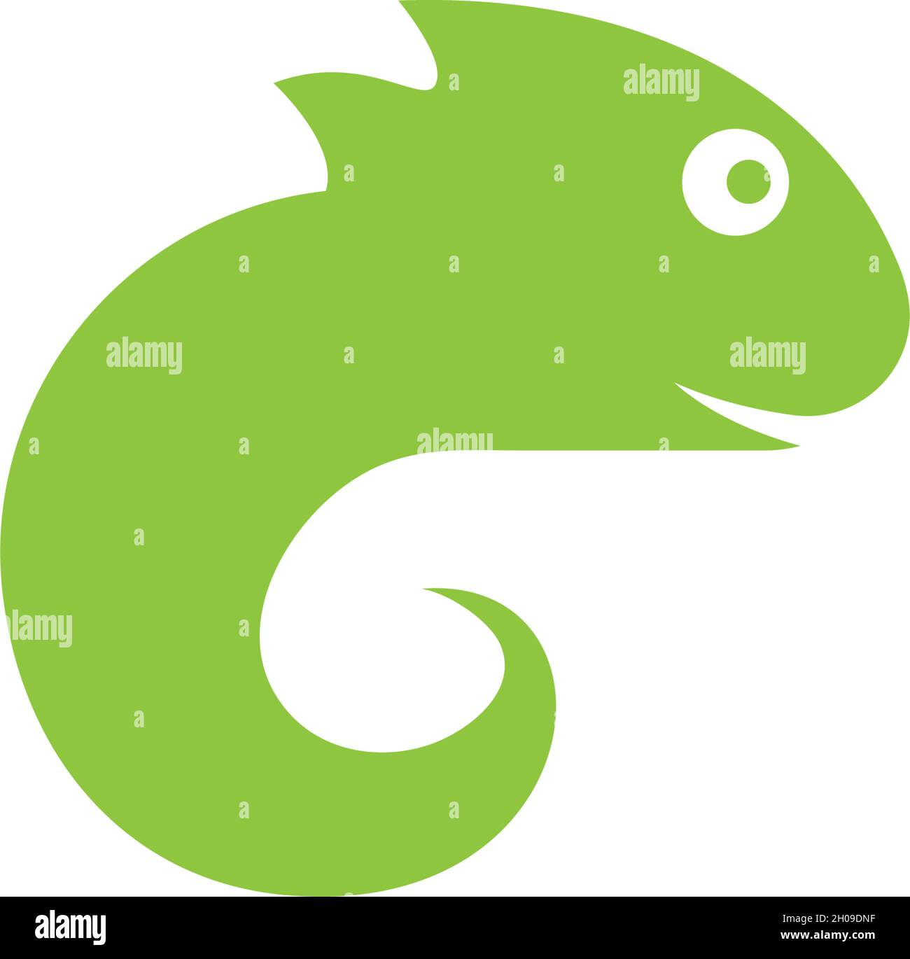 Lizard vector illustration logo template Stock Vector Image & Art - Alamy
