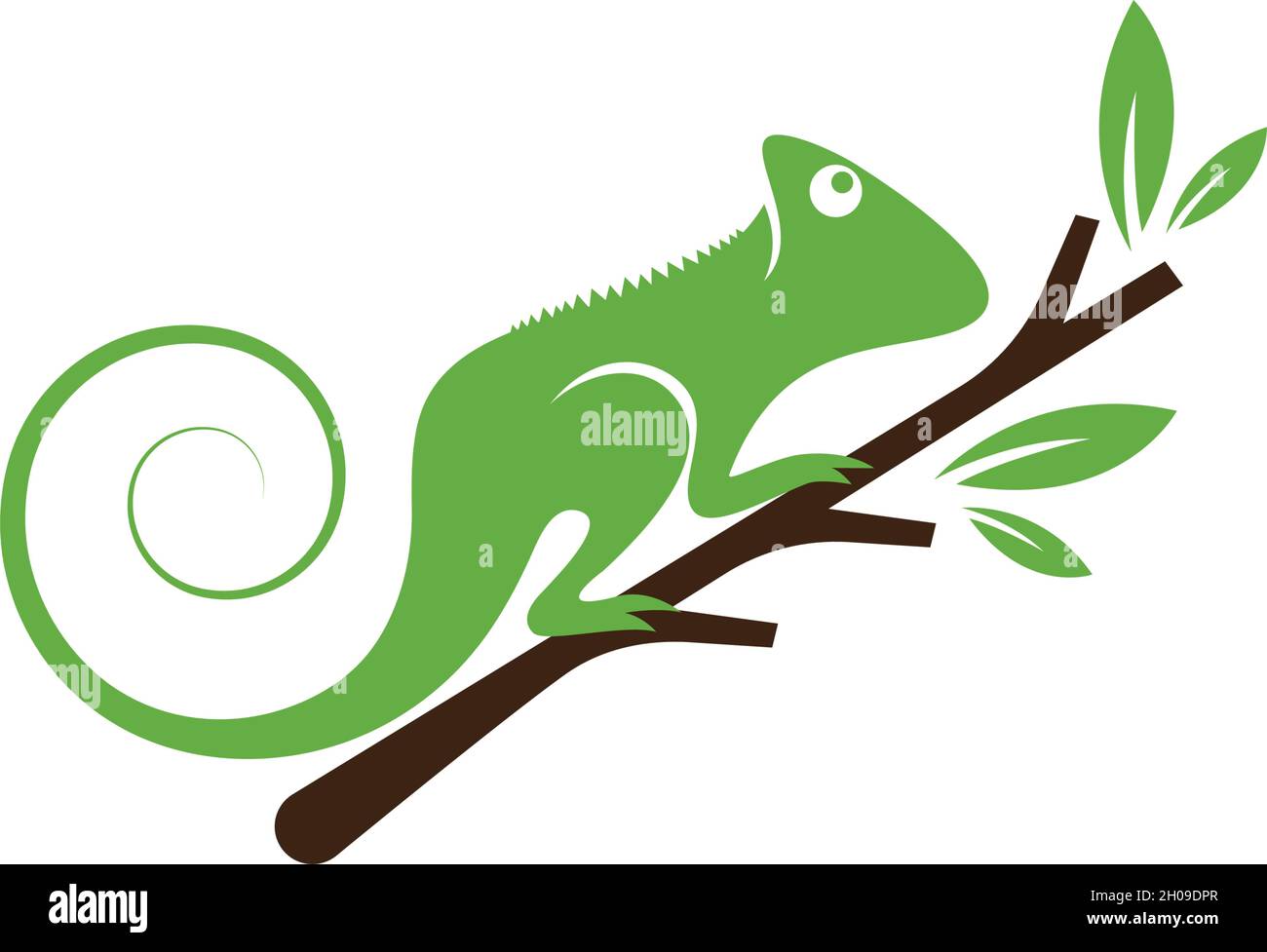 Lizard vector illustration logo template Stock Vector Image & Art - Alamy