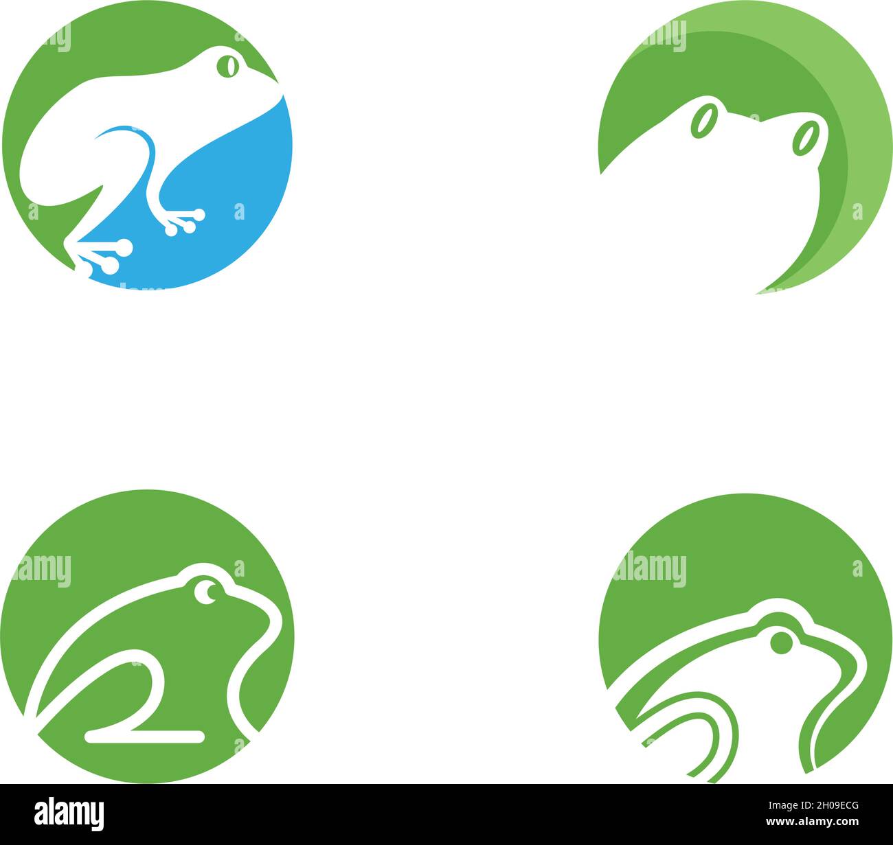 Frog Logo Template vector illustration Stock Vector Image & Art - Alamy