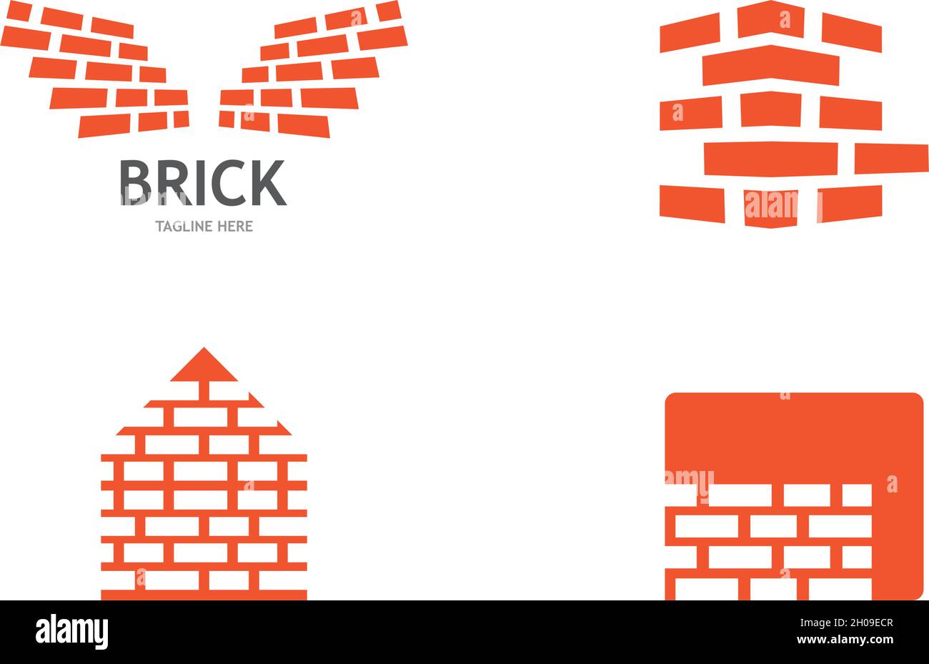 Bricks logo Stock Vector Images - Alamy