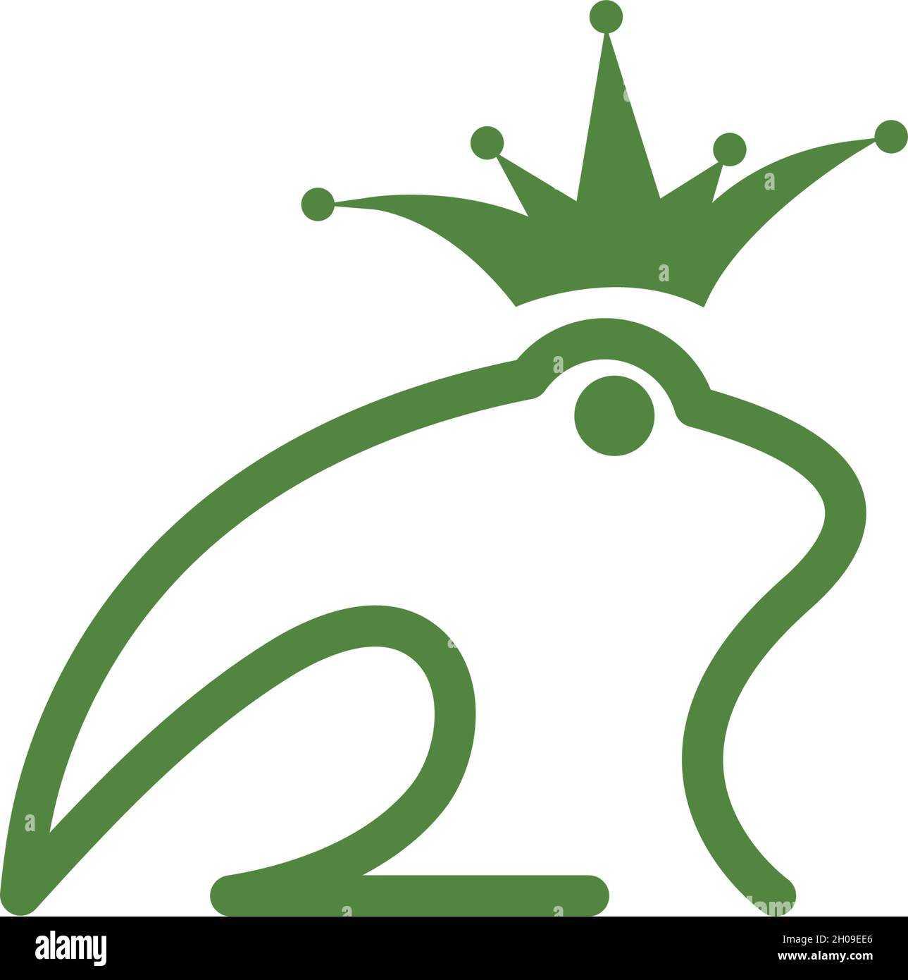 Frog Logo Template vector illustration Stock Vector Image & Art - Alamy