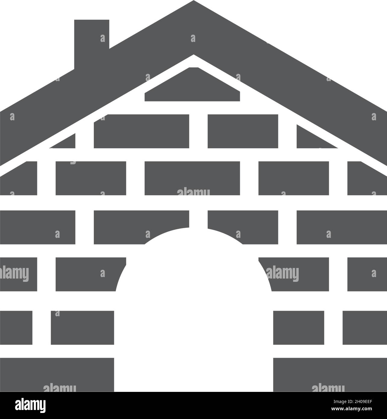 Brick wall logo vector ilustration design Stock Vector Image & Art - Alamy