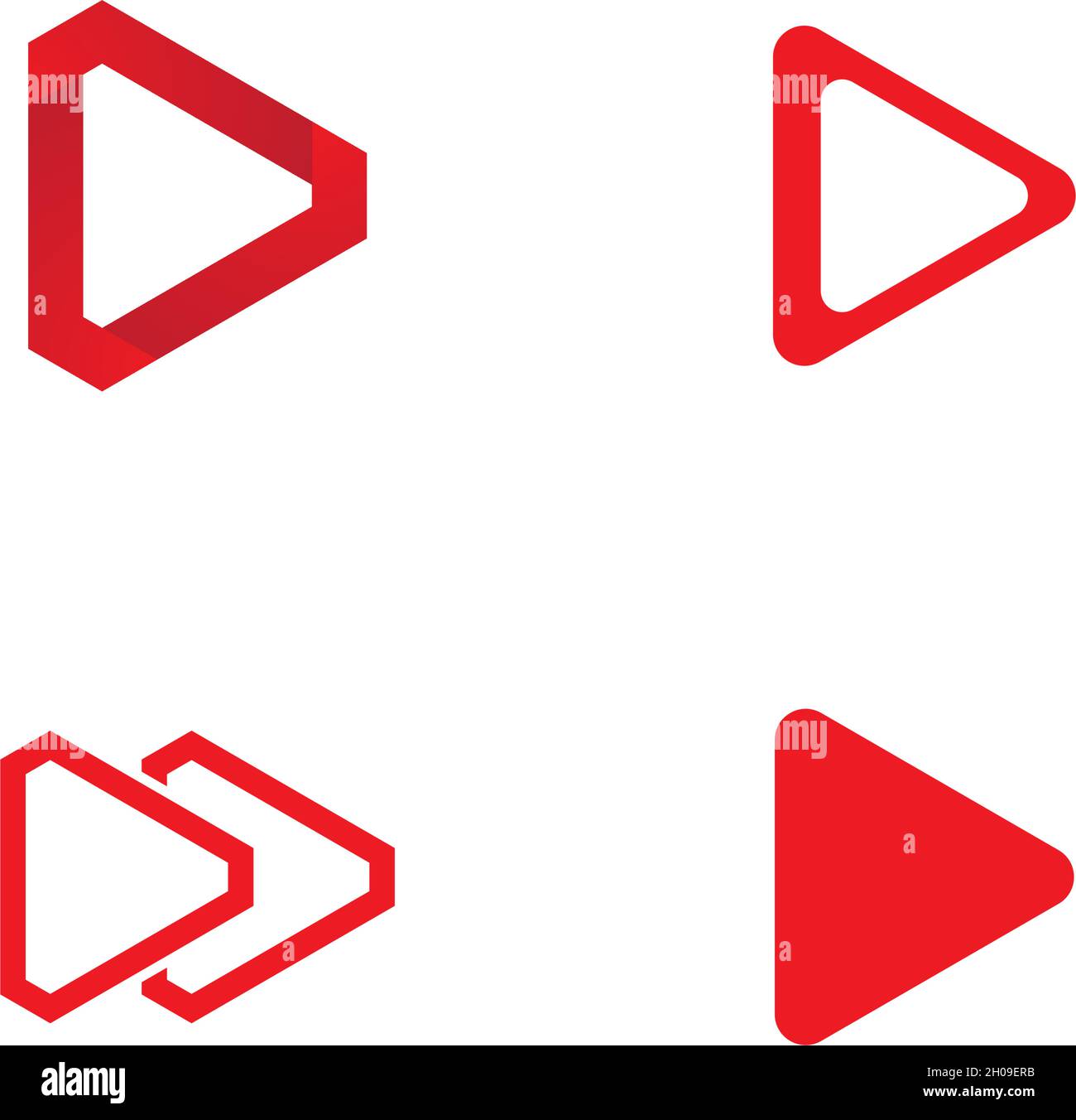 Play logo Vector icon template Stock Vector Image & Art - Alamy