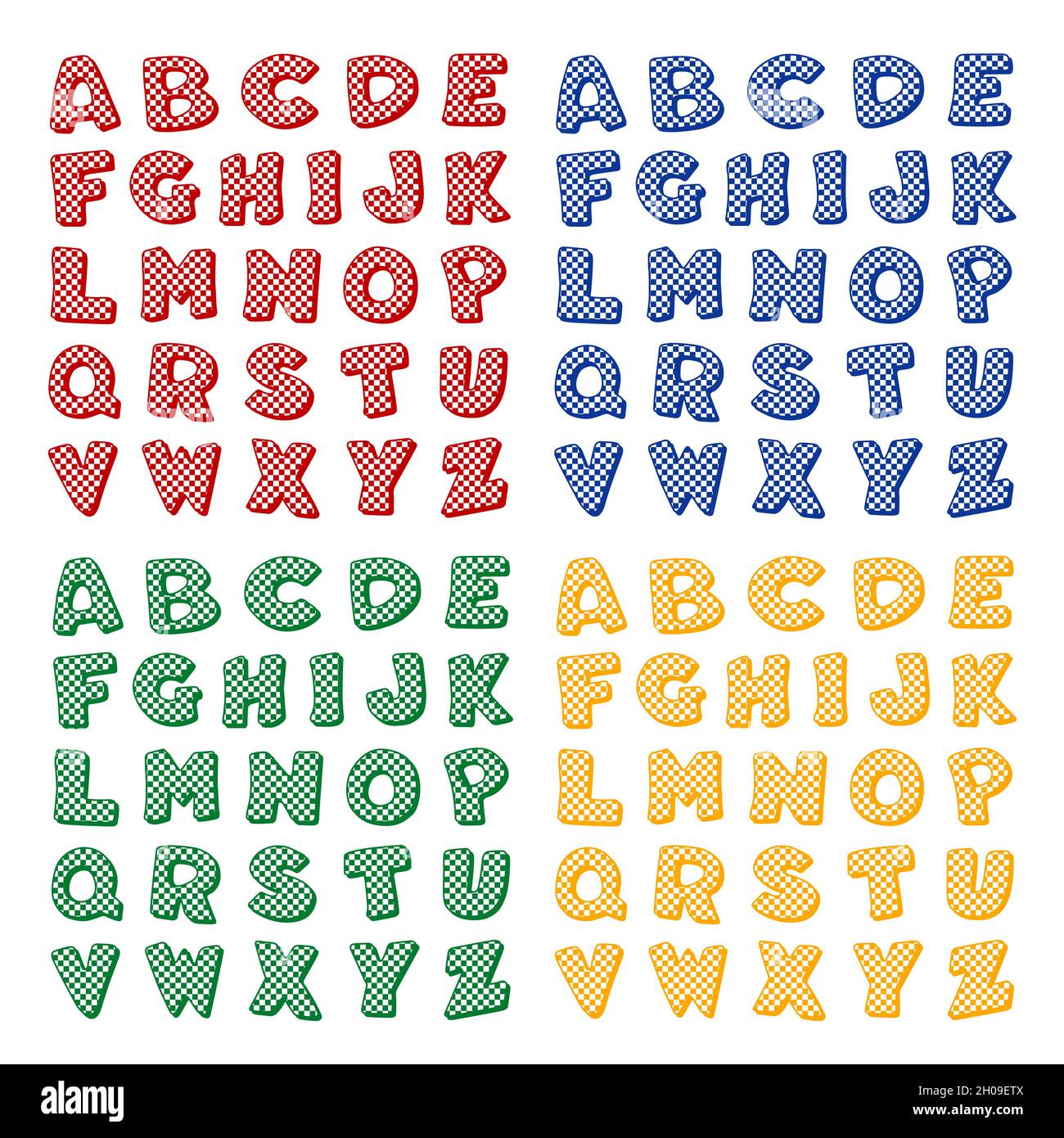 Gold alphabets letters Cut Out Stock Images & Pictures - Alamy