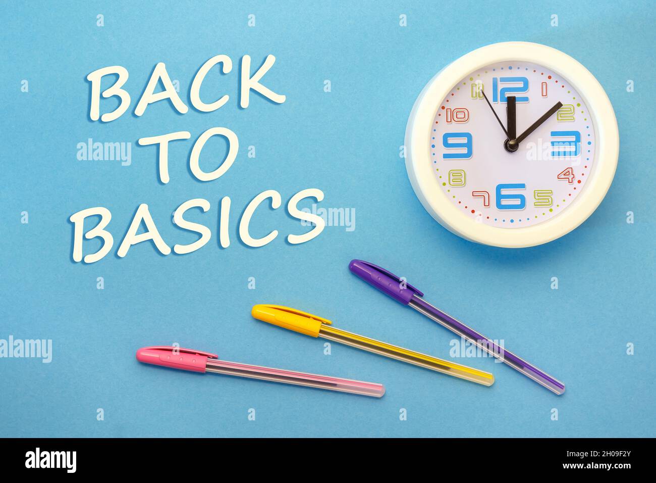 Back to basics hi-res stock photography and images - Alamy