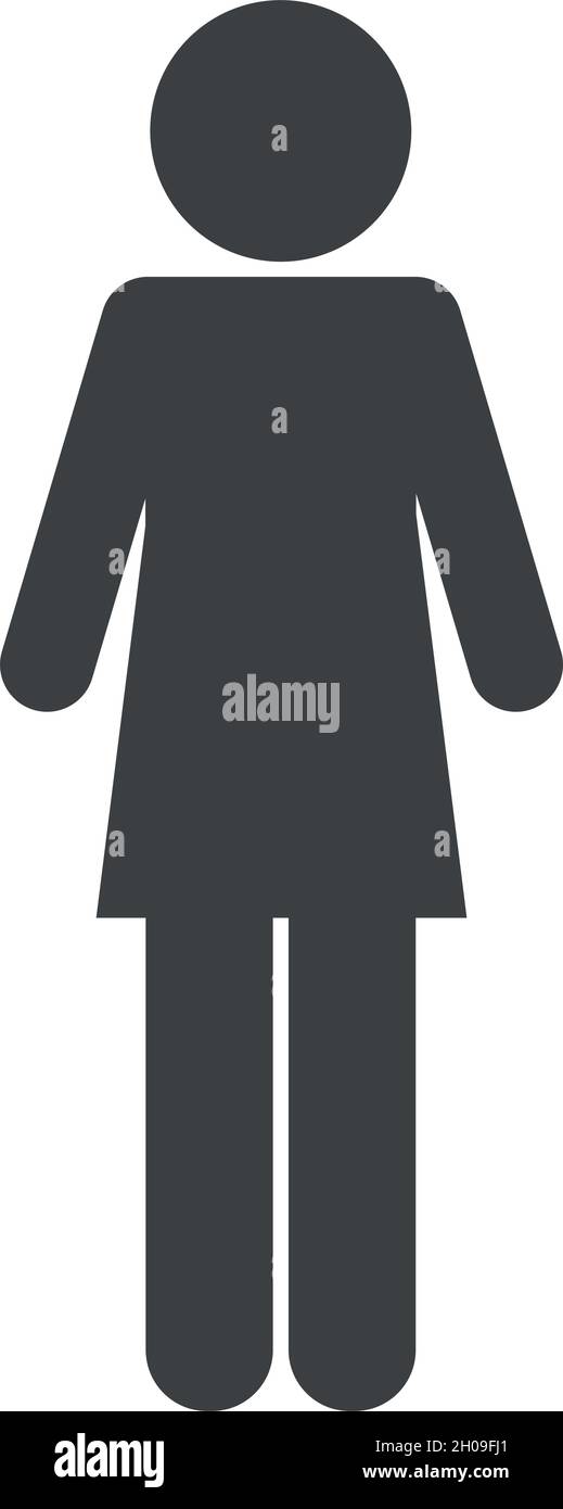 pictogram woman icon over white background Stock Vector Image & Art - Alamy