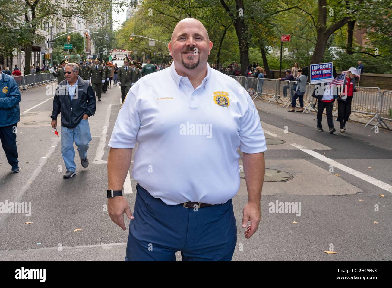 New York City Sanitation Department of chief Edward Grayson attends the ...