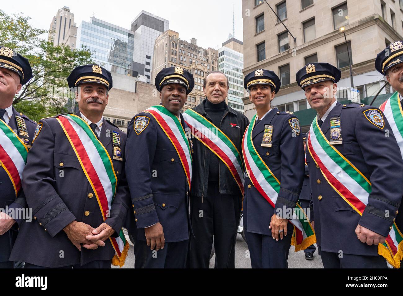 New York Police department Chief of Department Rodney Harrison and Chaz ...