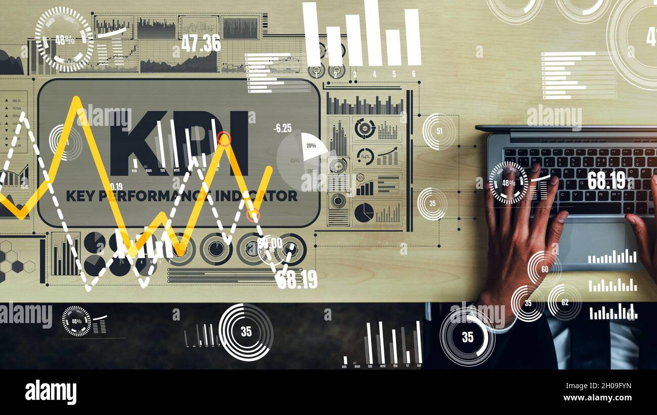 KPI Key Performance Indicator for Business conceptual - Modern graphic ...