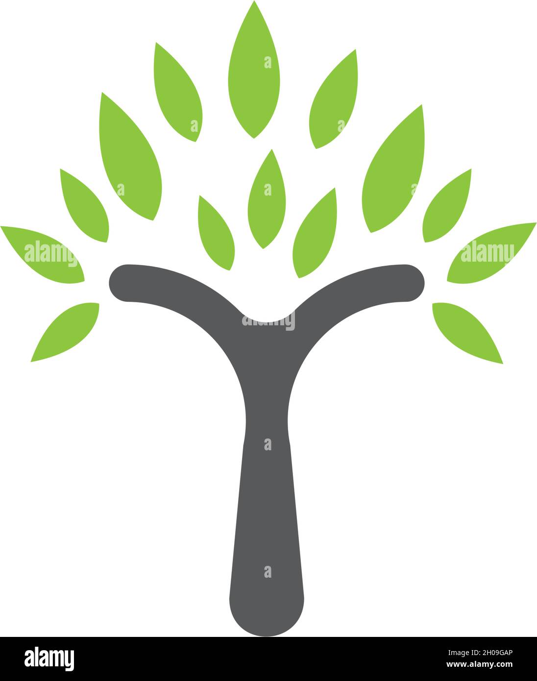 Tree logo template vector illustration Stock Vector Image & Art - Alamy