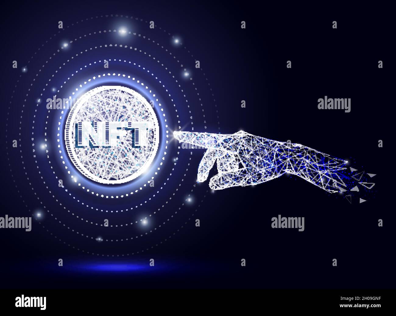 Nft polygon hi-res stock photography and images - Alamy