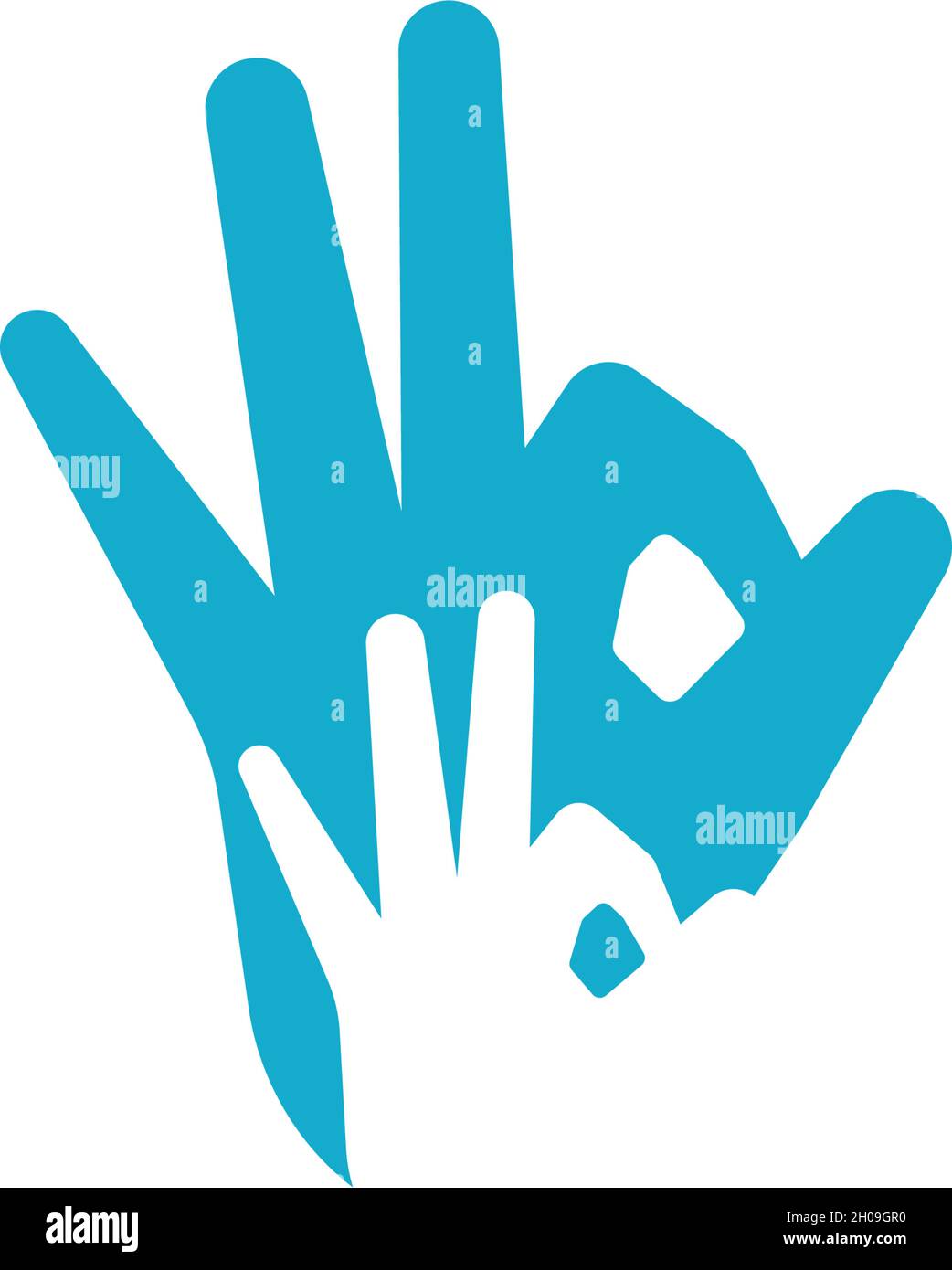 OK hand gesture ilustration logo vector Stock Vector Image & Art - Alamy