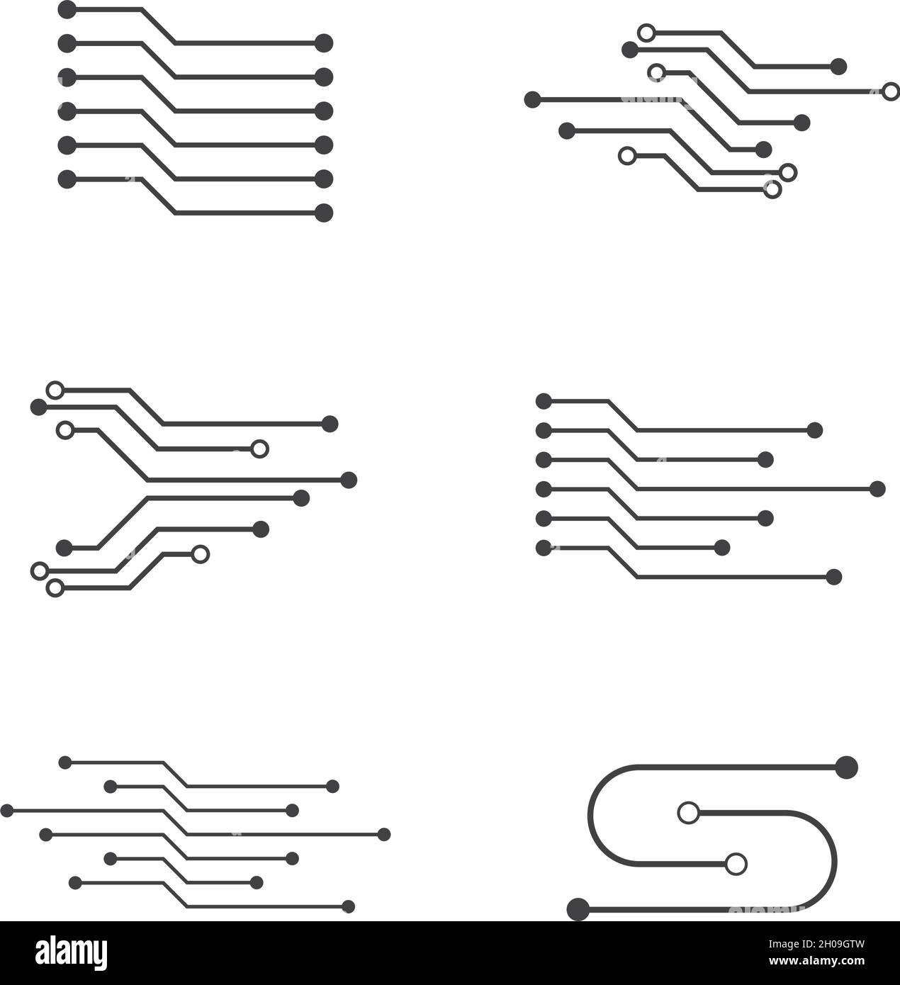 Circuit technology logo vector template Stock Vector Image & Art - Alamy