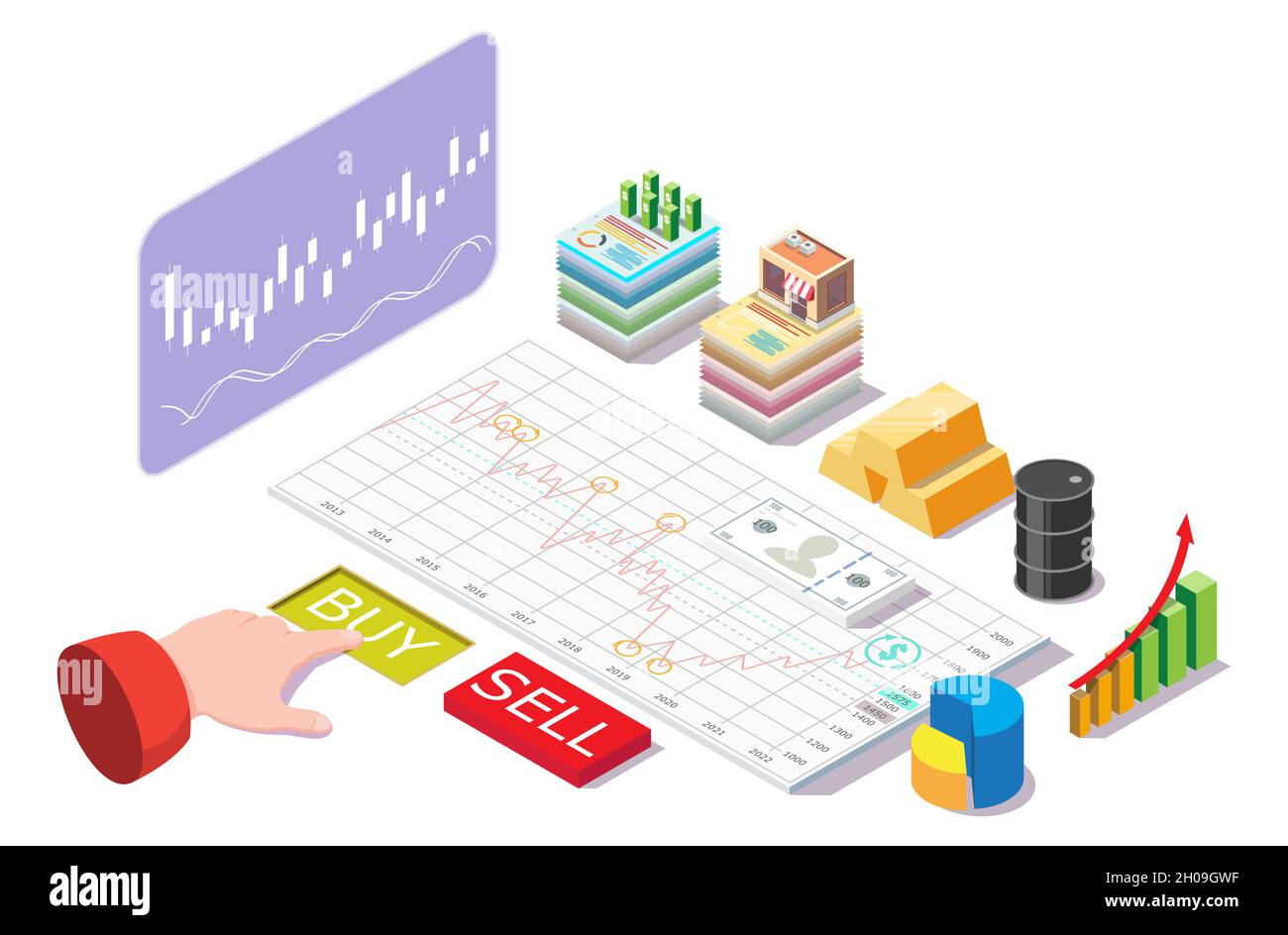 Multiple trade Stock Vector Images - Alamy