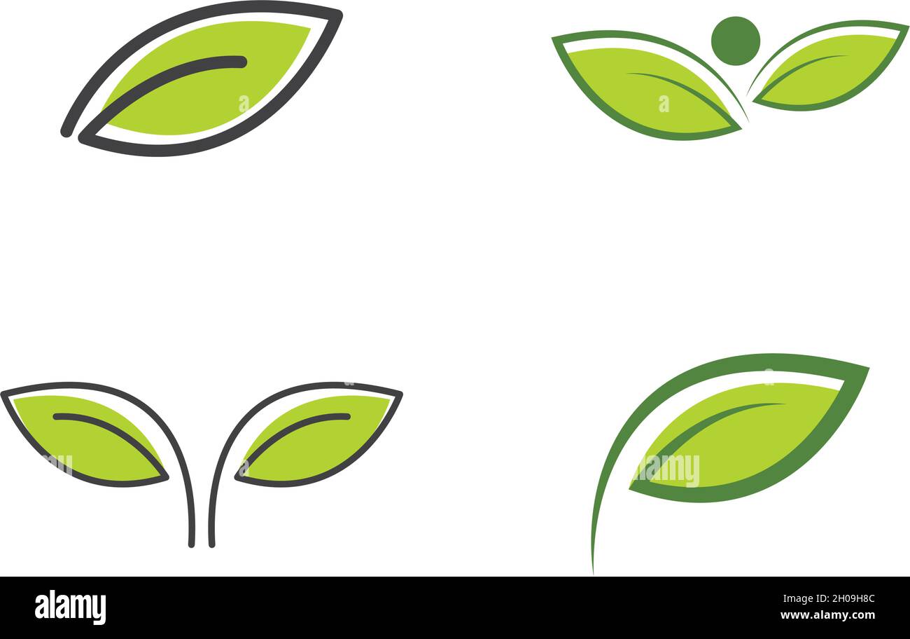 Green leaf logo ecology nature element vector Stock Vector Image & Art ...