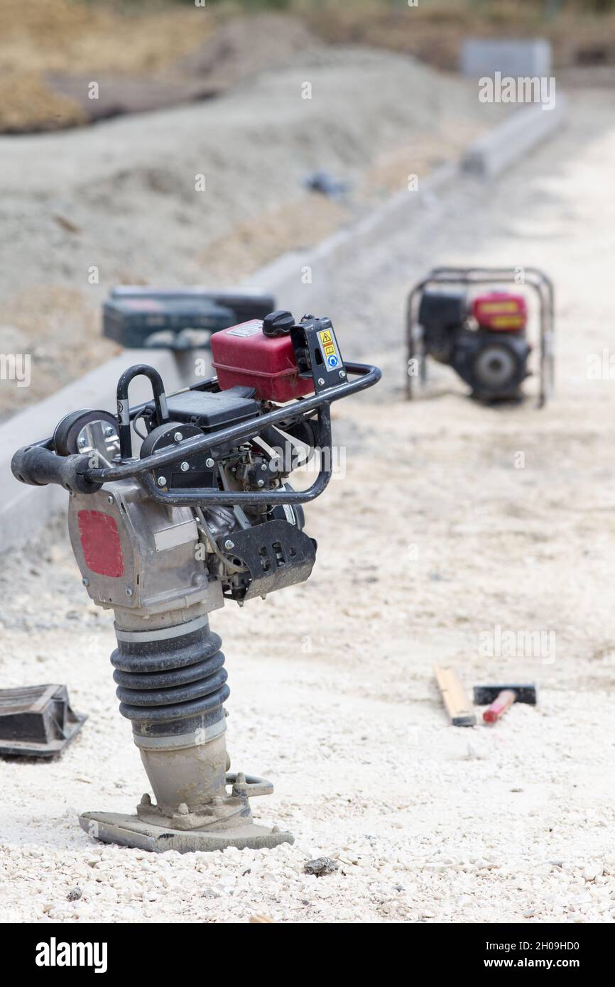 Compactor plate hi-res stock photography and images - Alamy